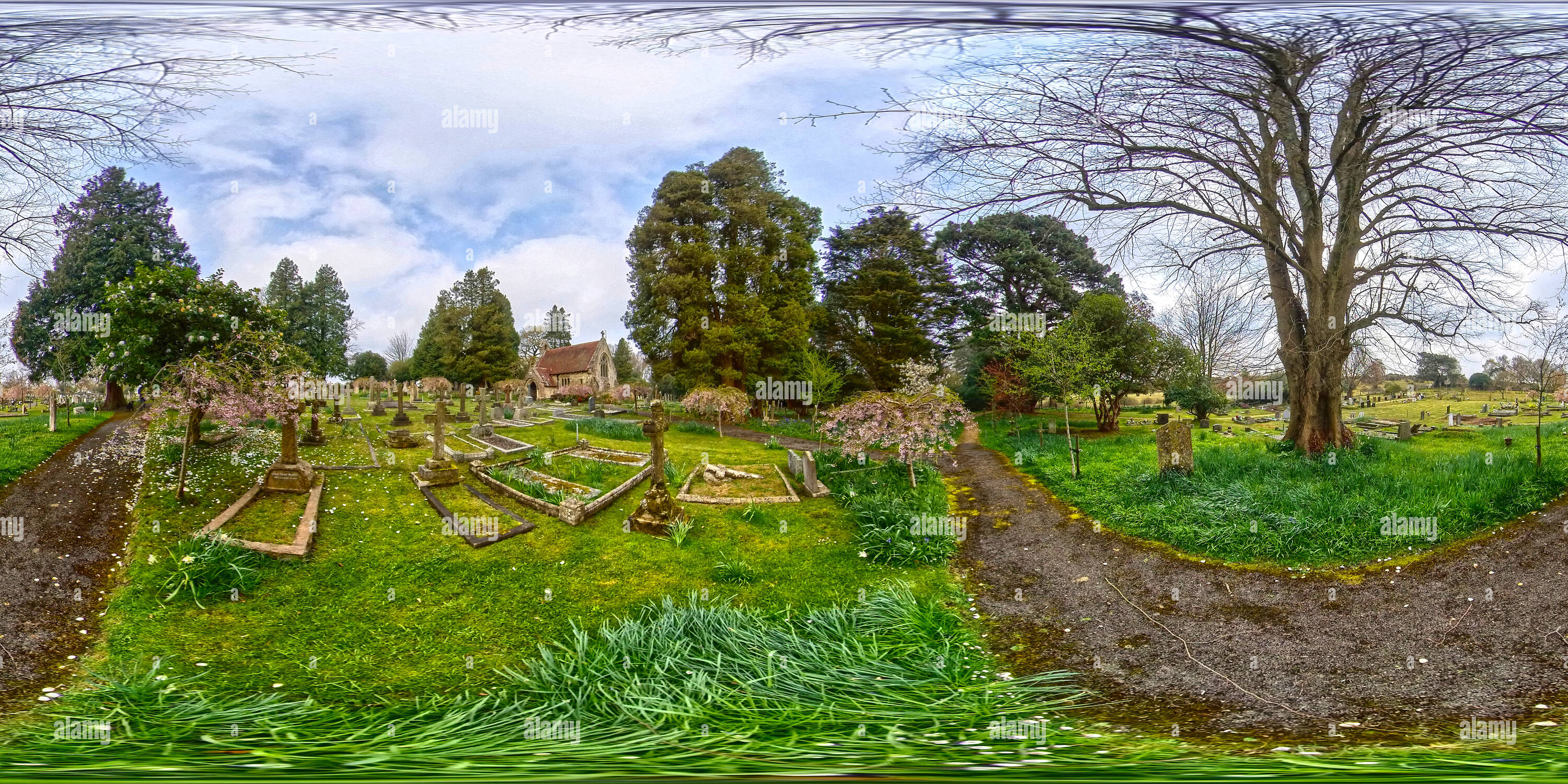 360° view of Lyndhurst chapel and cemetery, Bolton's Bench Lyndhurst ...