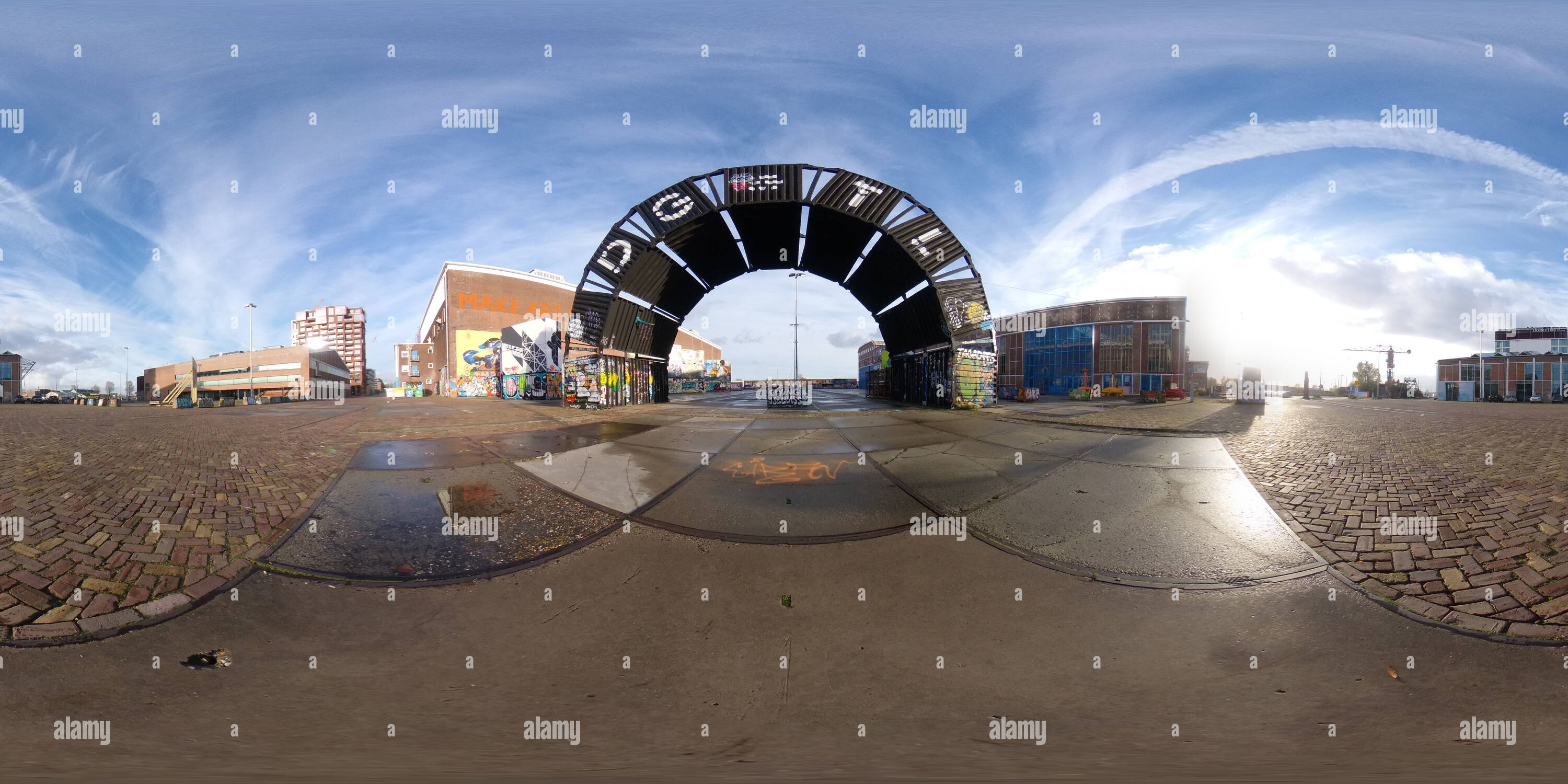 360° view of NSDM Wharf Amsterdam - Alamy