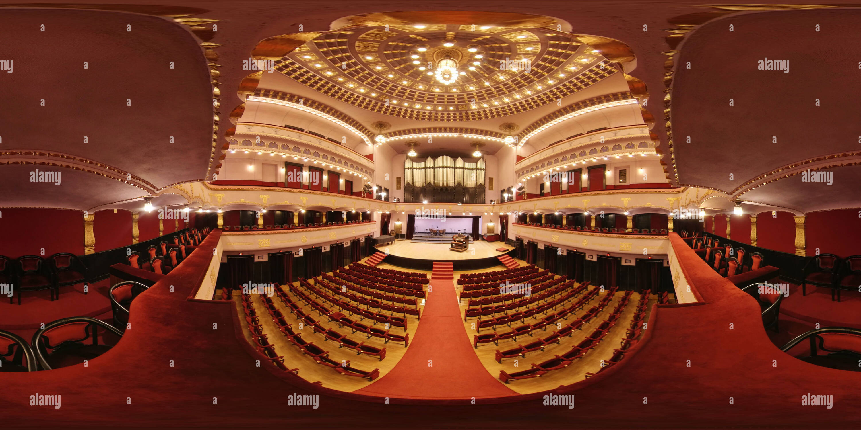 360° view of The Great Concert Hall in Targu Mures - Alamy
