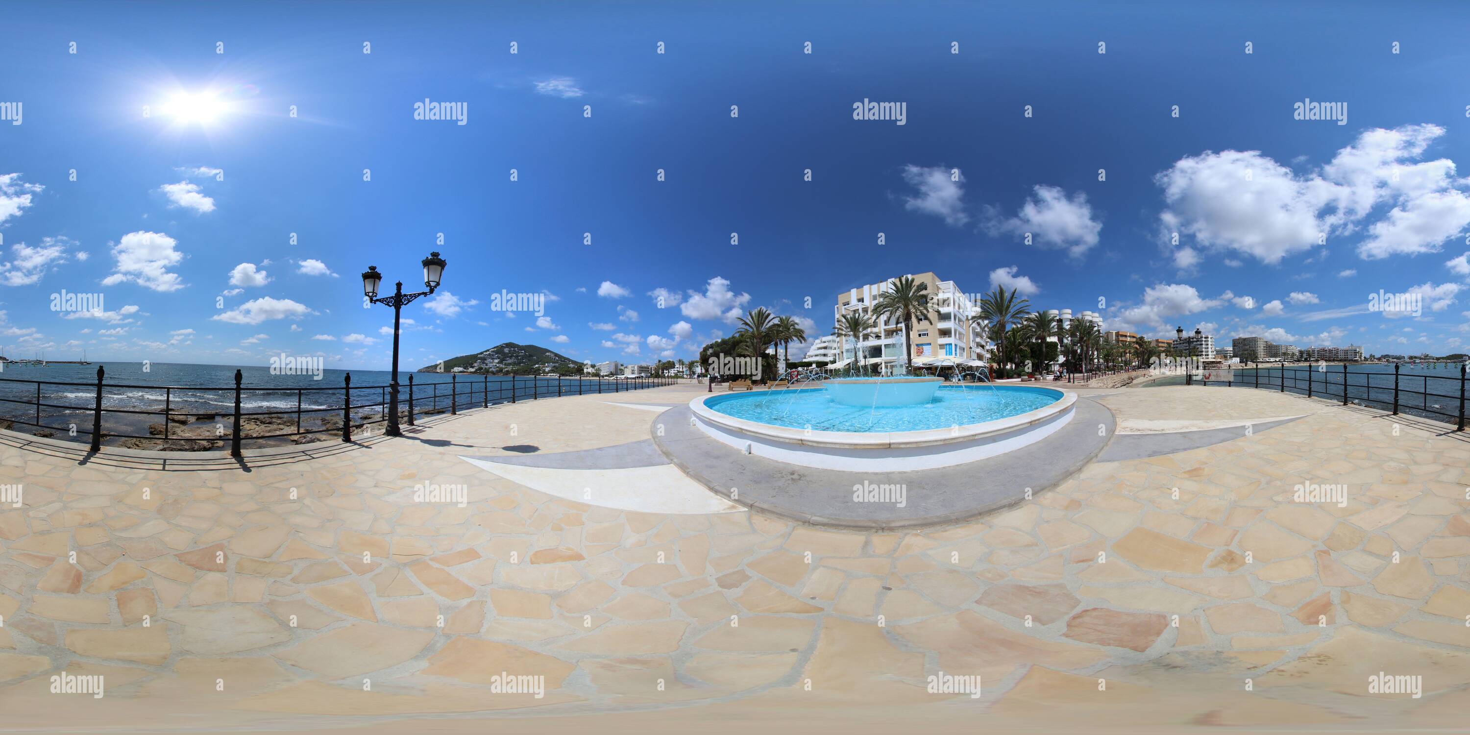 360° view of 360 Degree panoramic sphere photo of the beautiful beach ...