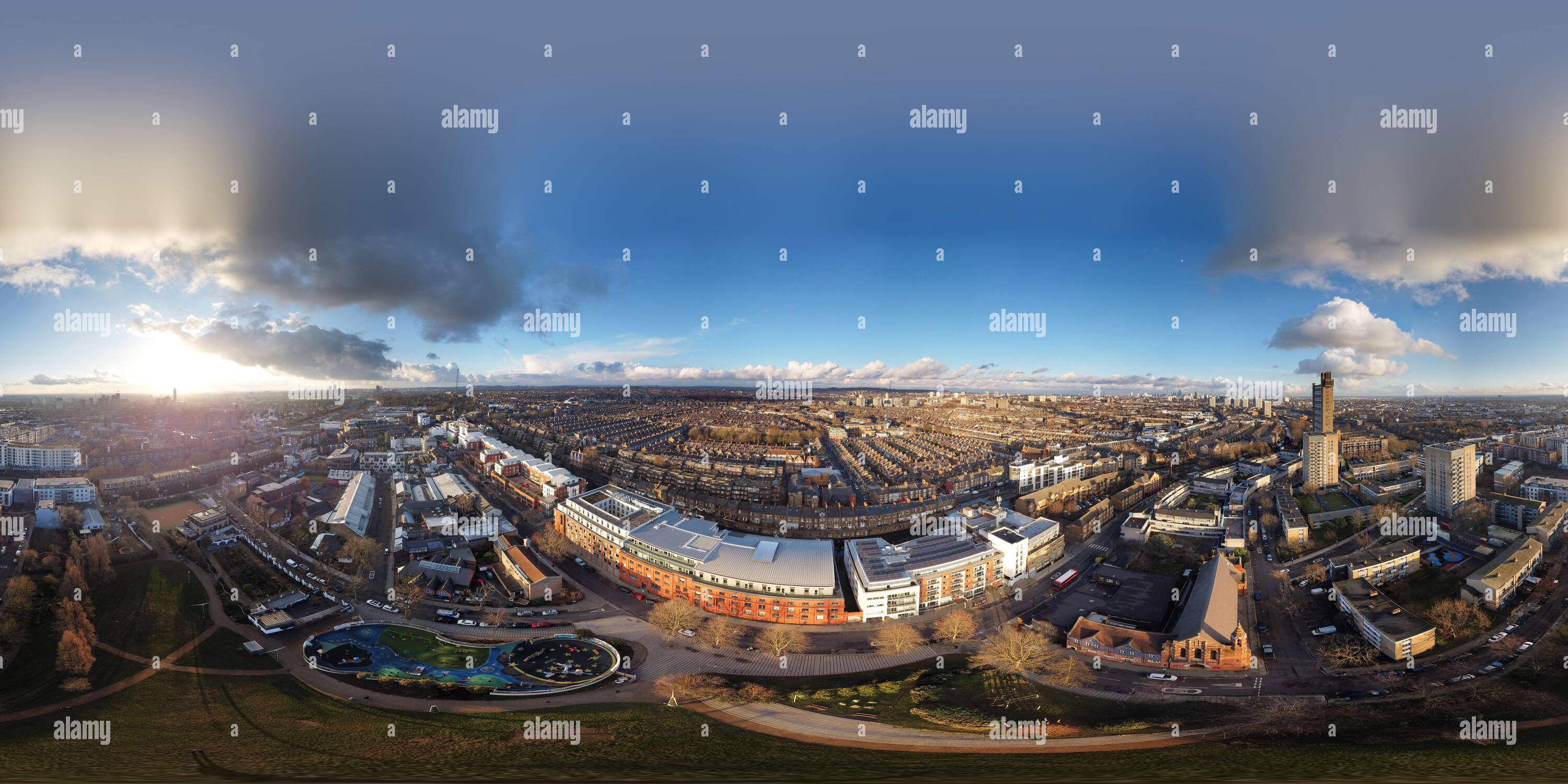 360° view of North Kensington, london, england - Alamy