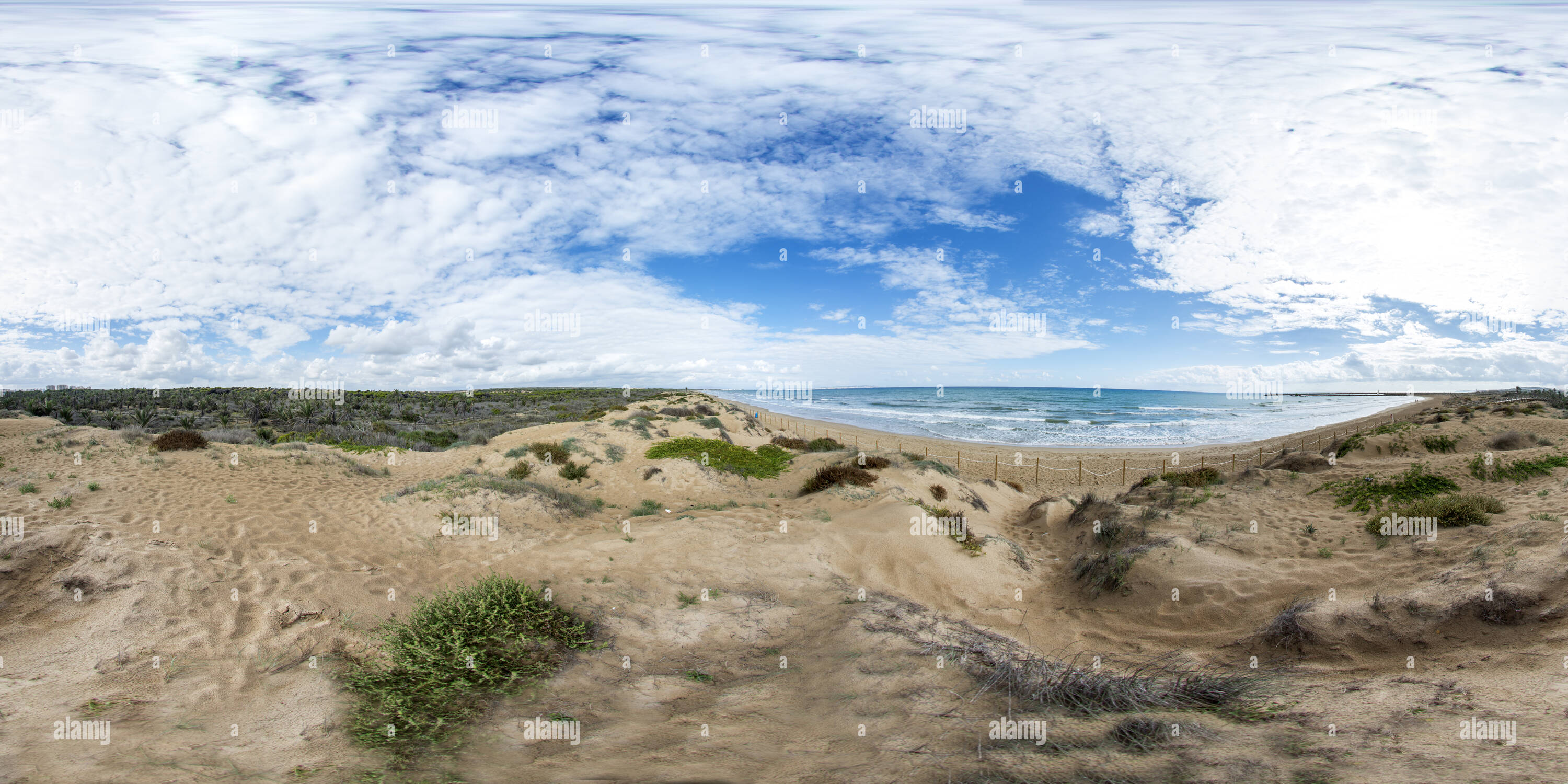 360° view of Dunes of Guardamar del Segura - Alamy