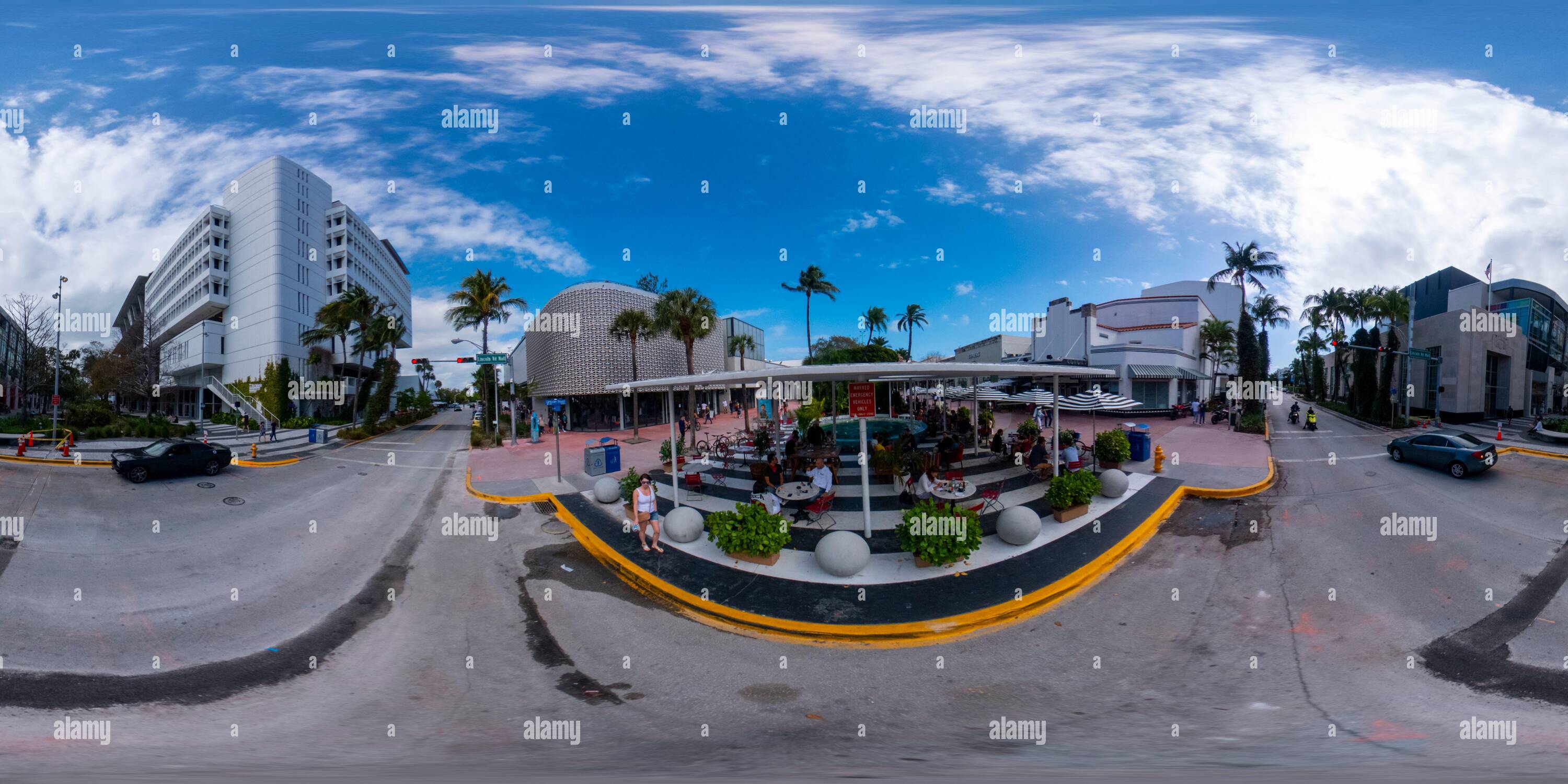 360° view of 360 photo Miami Beach Lincoln Road Mall - Alamy