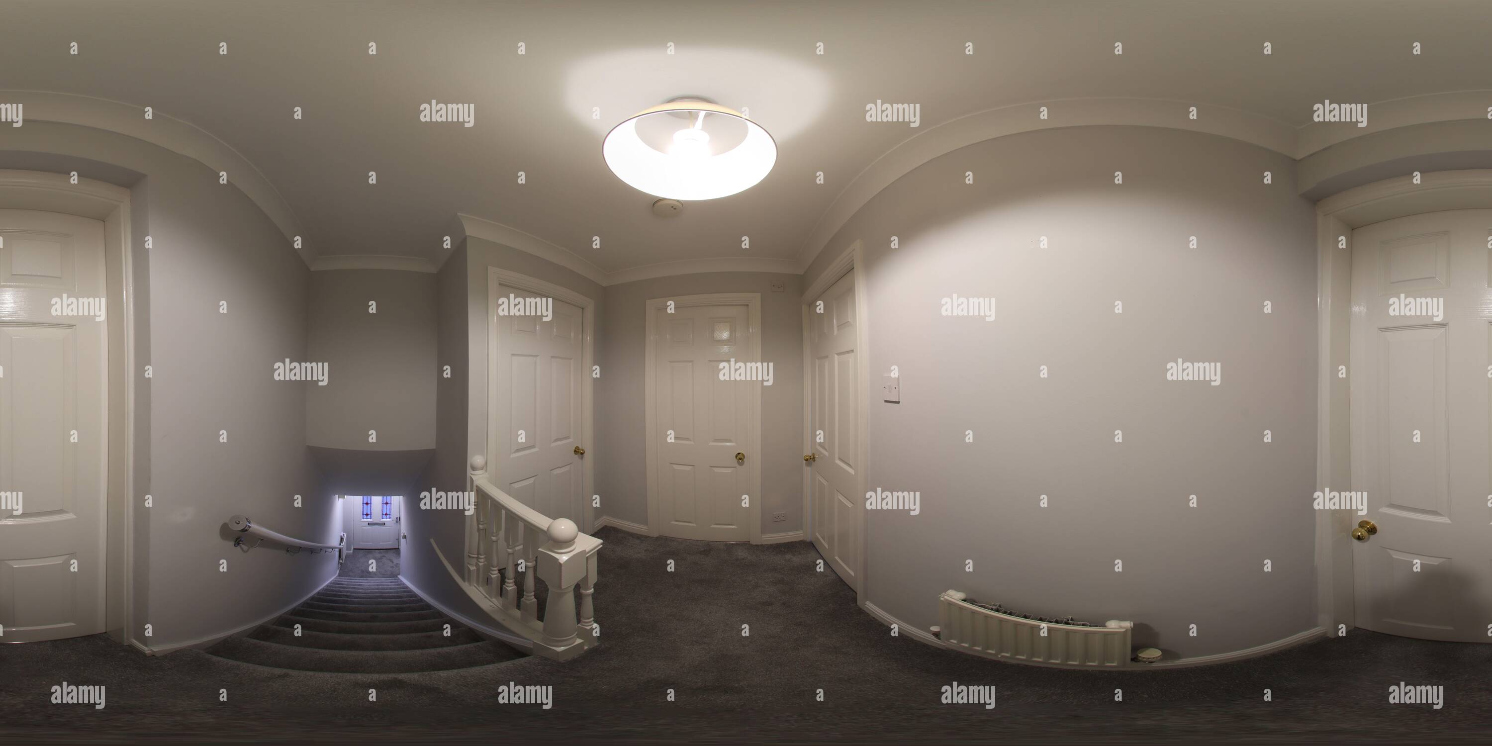 360° view of A 360 Degree Full Sphere Panoramic photo of a modern newly ...