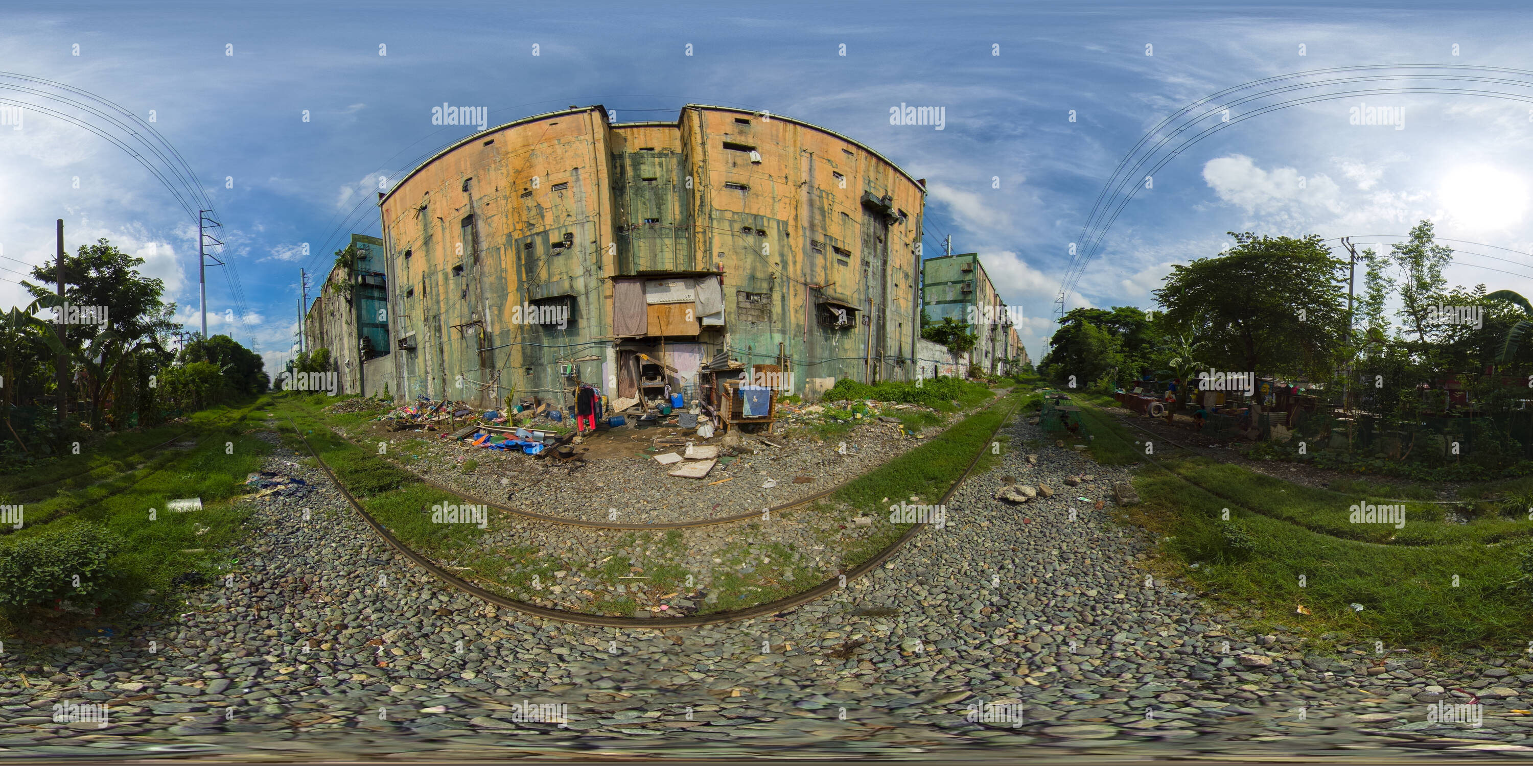 Manila slum view hi-res stock photography and images - Alamy