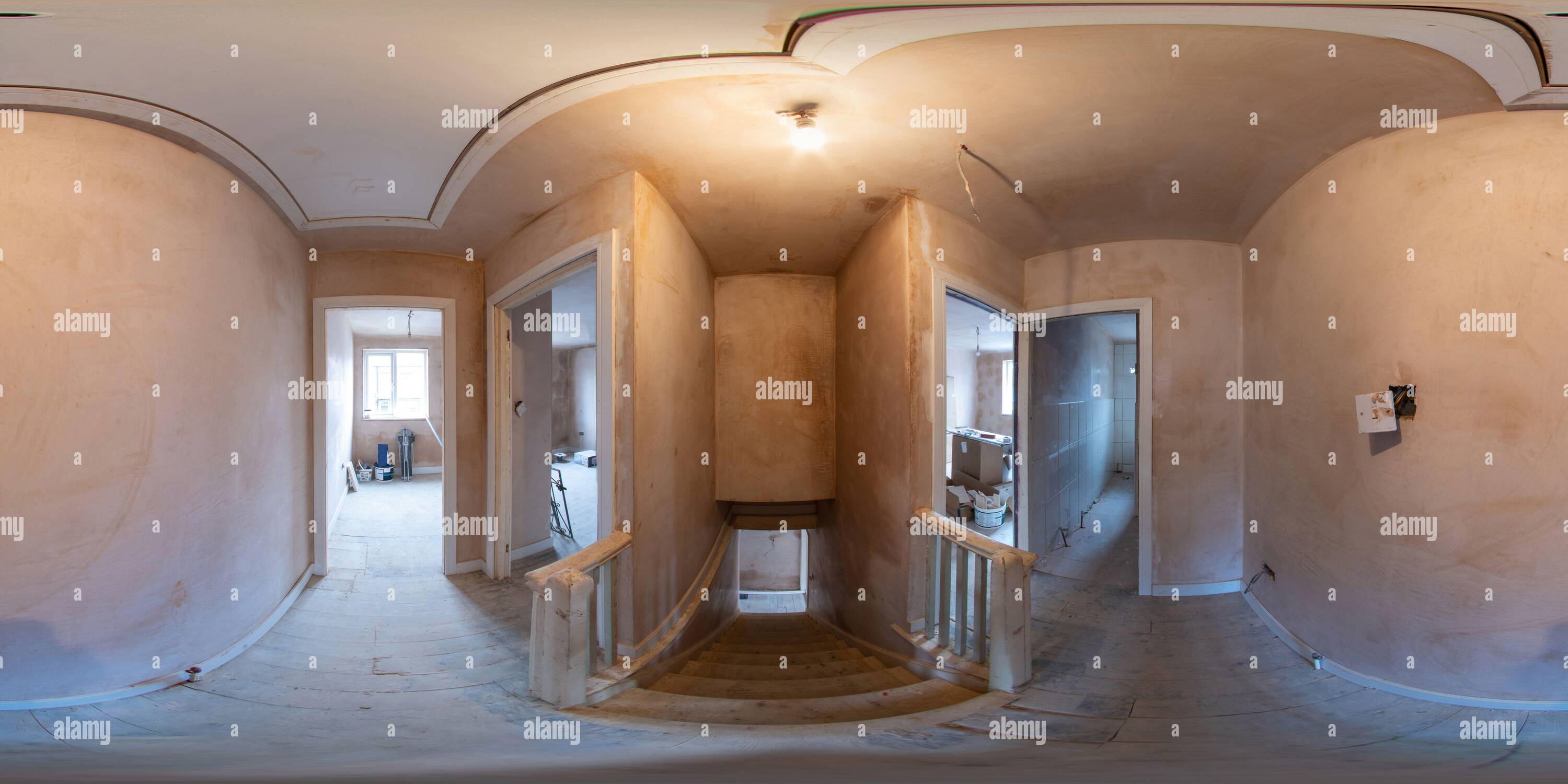 360° view of 360 Degree panoramic sphere photo of construction work ...