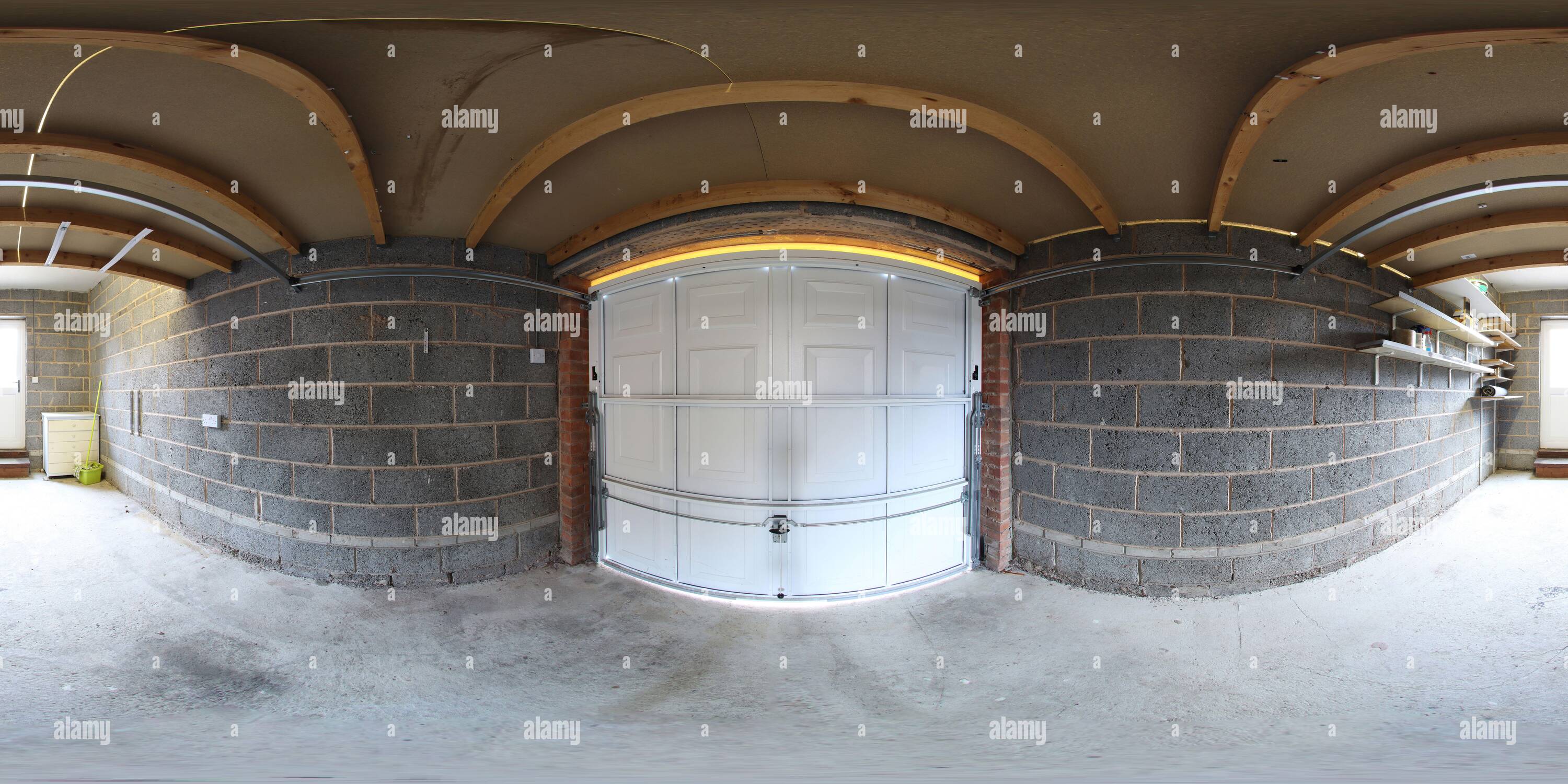 360° view of A 360 Degree Full Sphere Panoramic photo of a modern newly ...