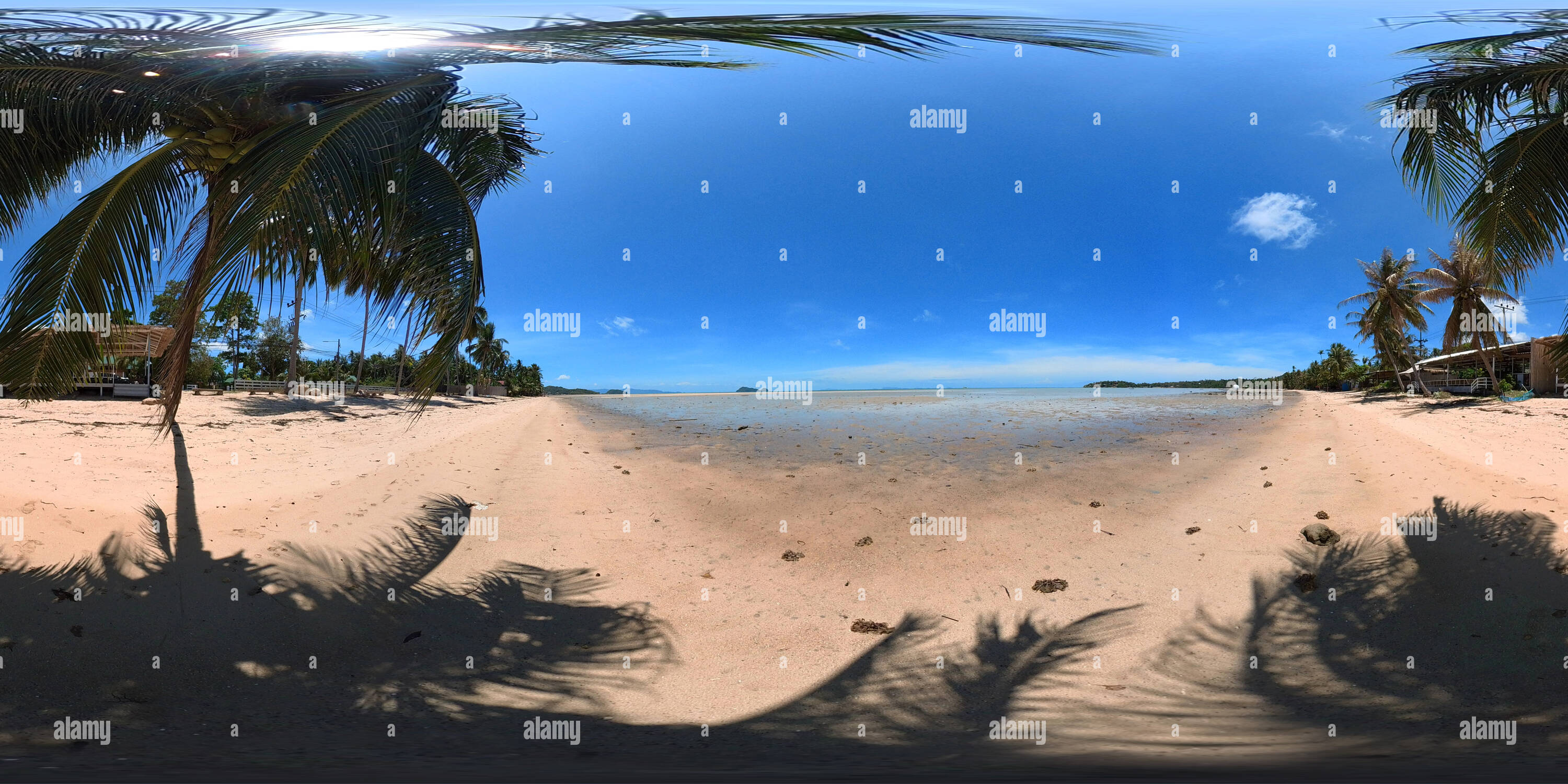 360° view of Hin Kong Beach, Koh Phangan - Alamy