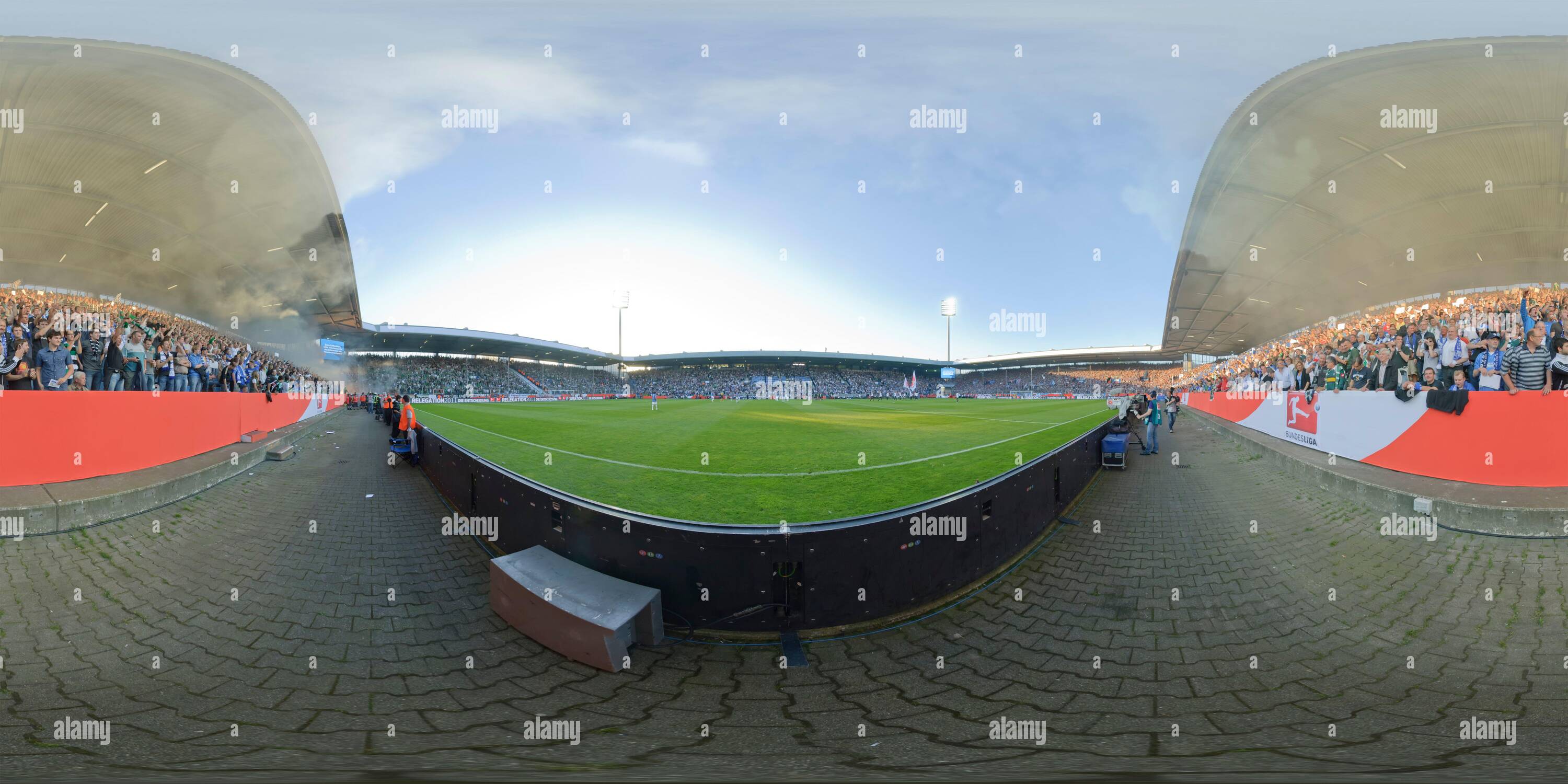 360° view of Ruhrstadion Bochum Germany 25.05.2011, football ...