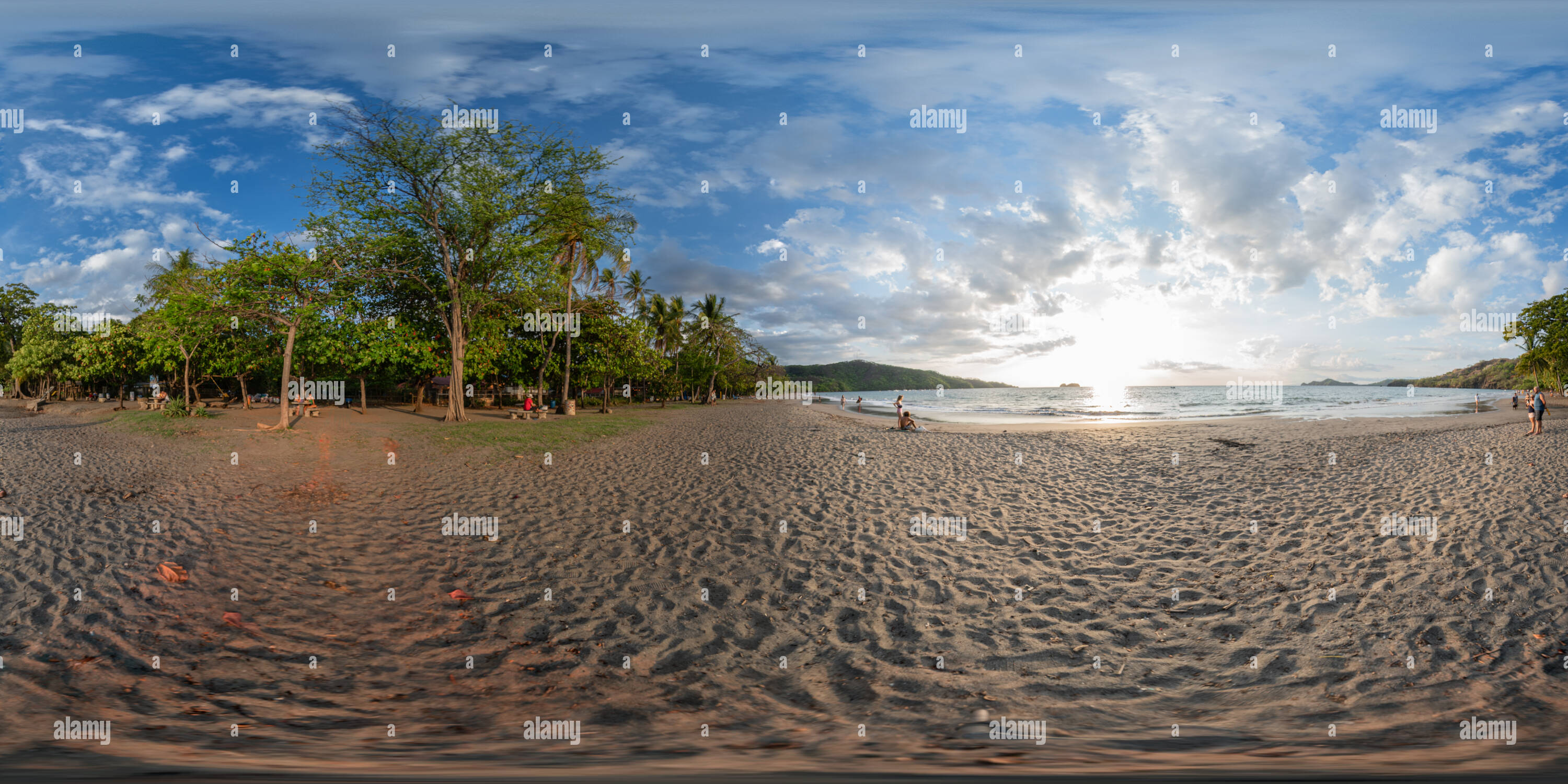 360° view of Playa Hermosa Costa Rica - Alamy