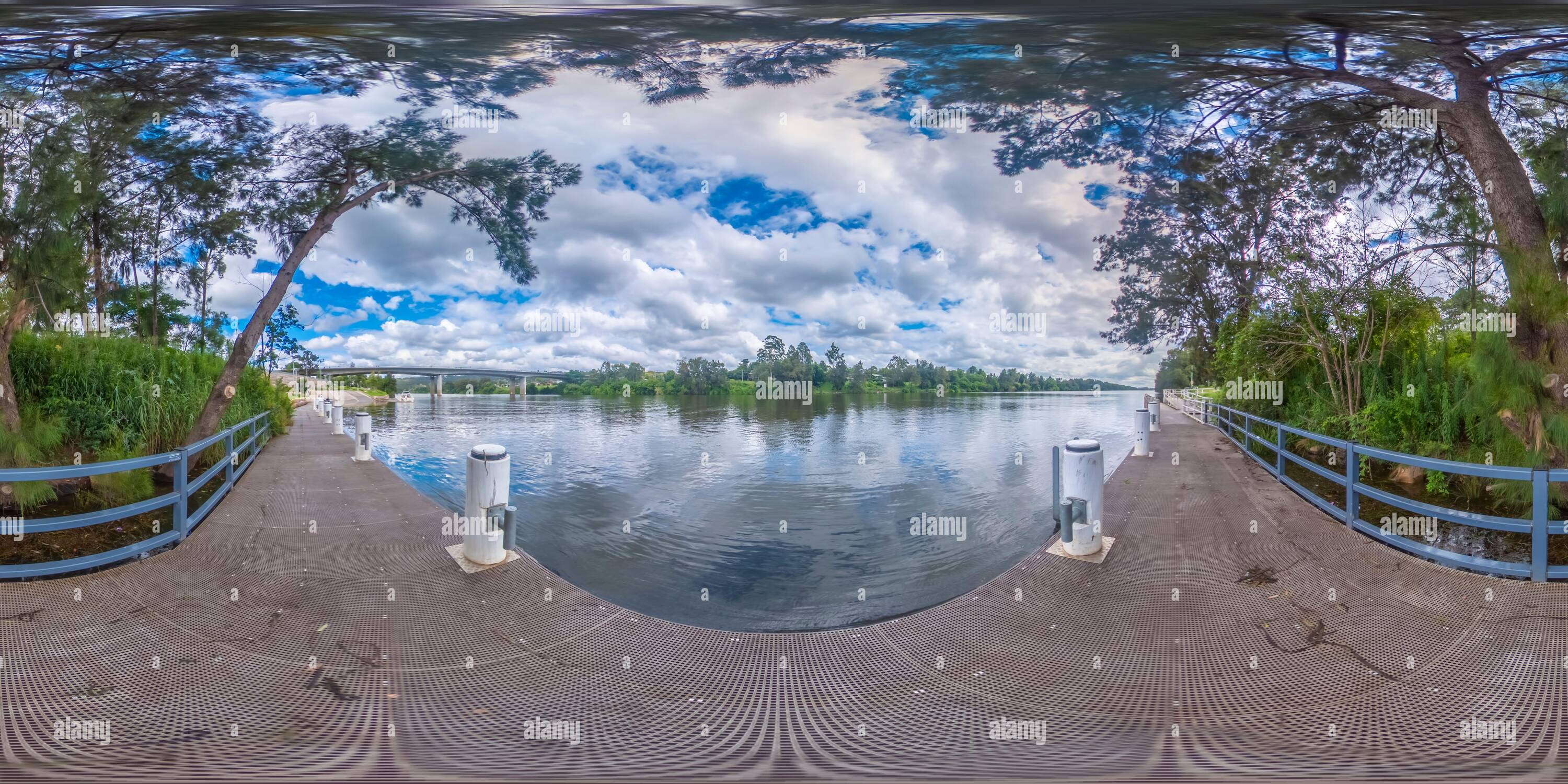360° view of Spherical 360 panorama photograph of the walkway near the ...