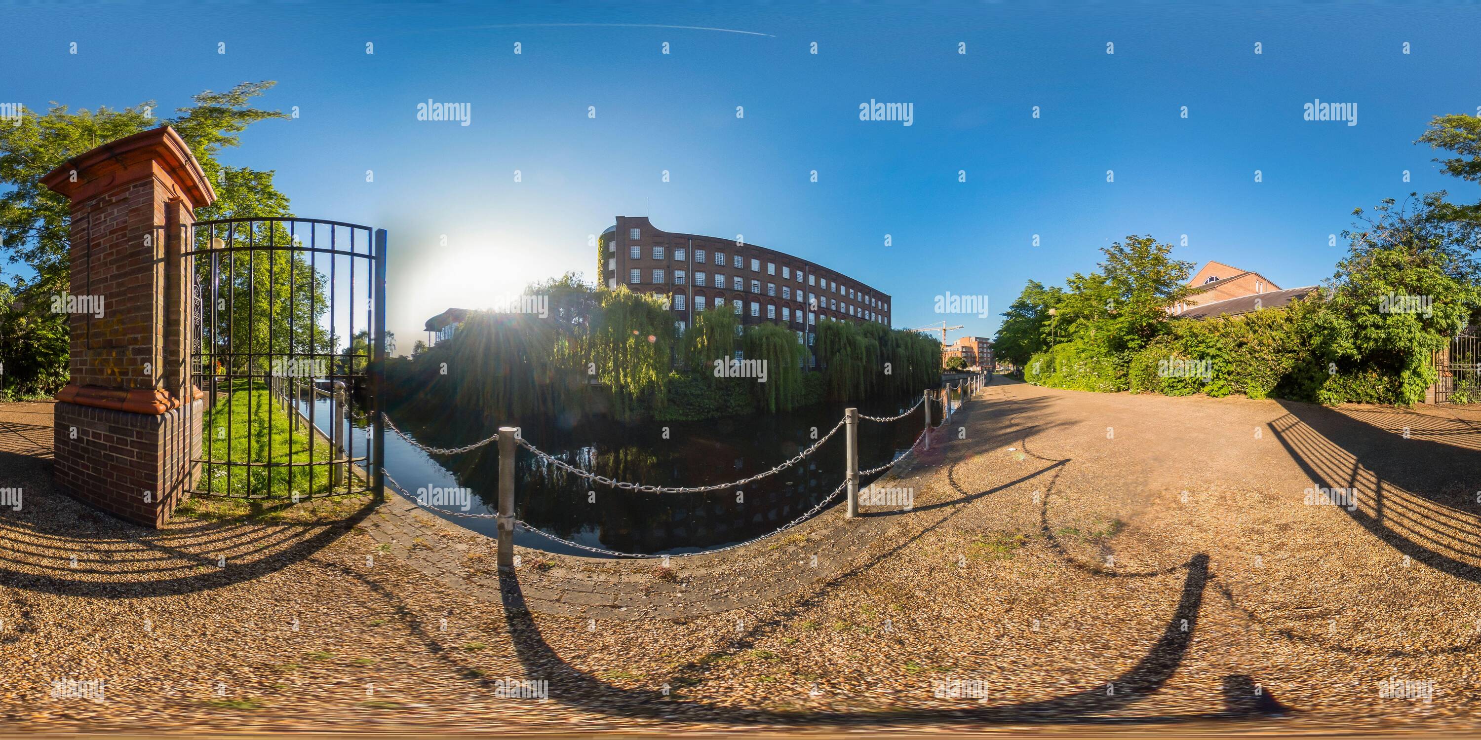 360° view of 360 Spherical panorama captured at the entrance gate to ...