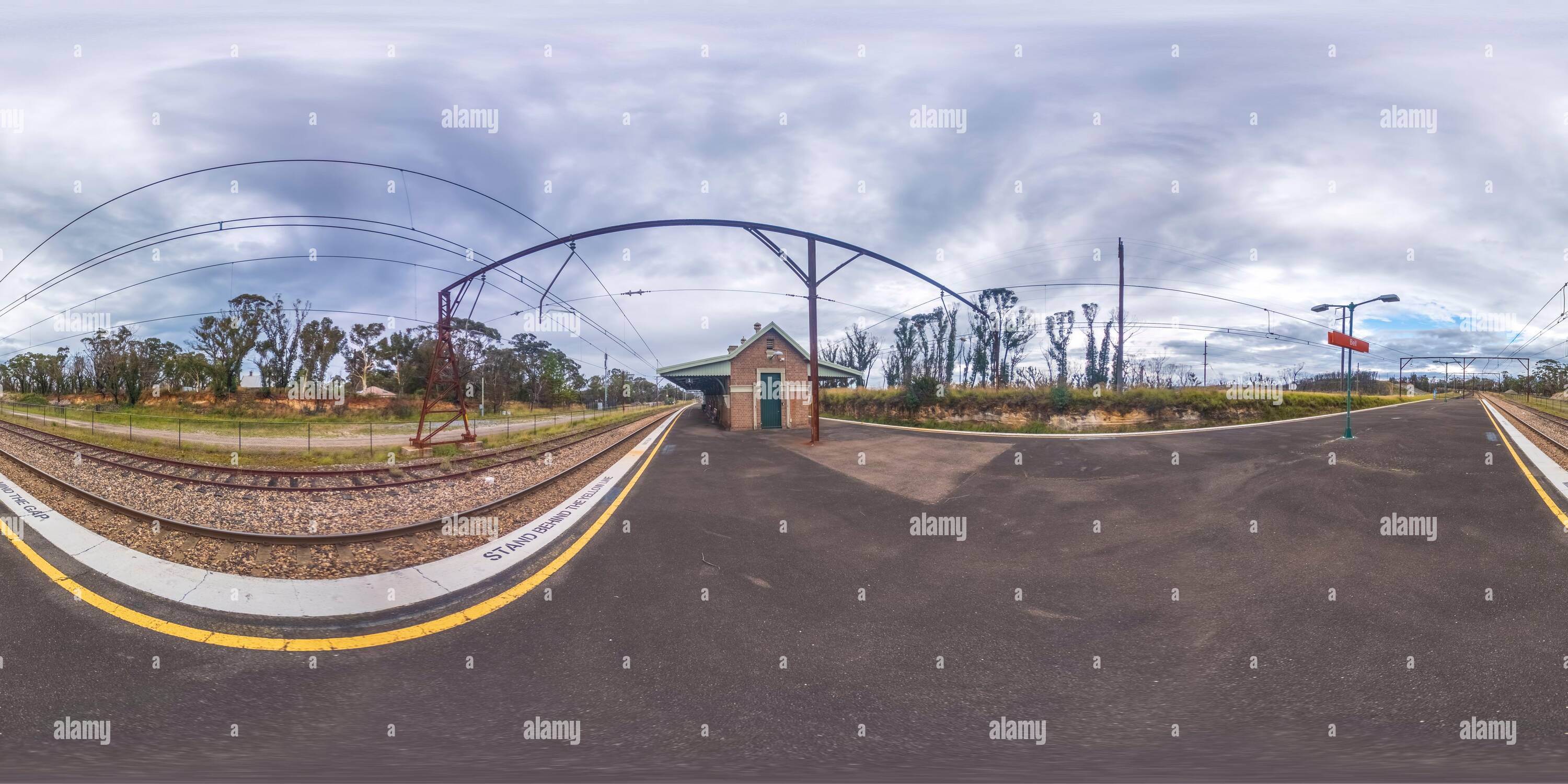 360° view of Spherical 360 panorama photograph of the Bell Railway ...