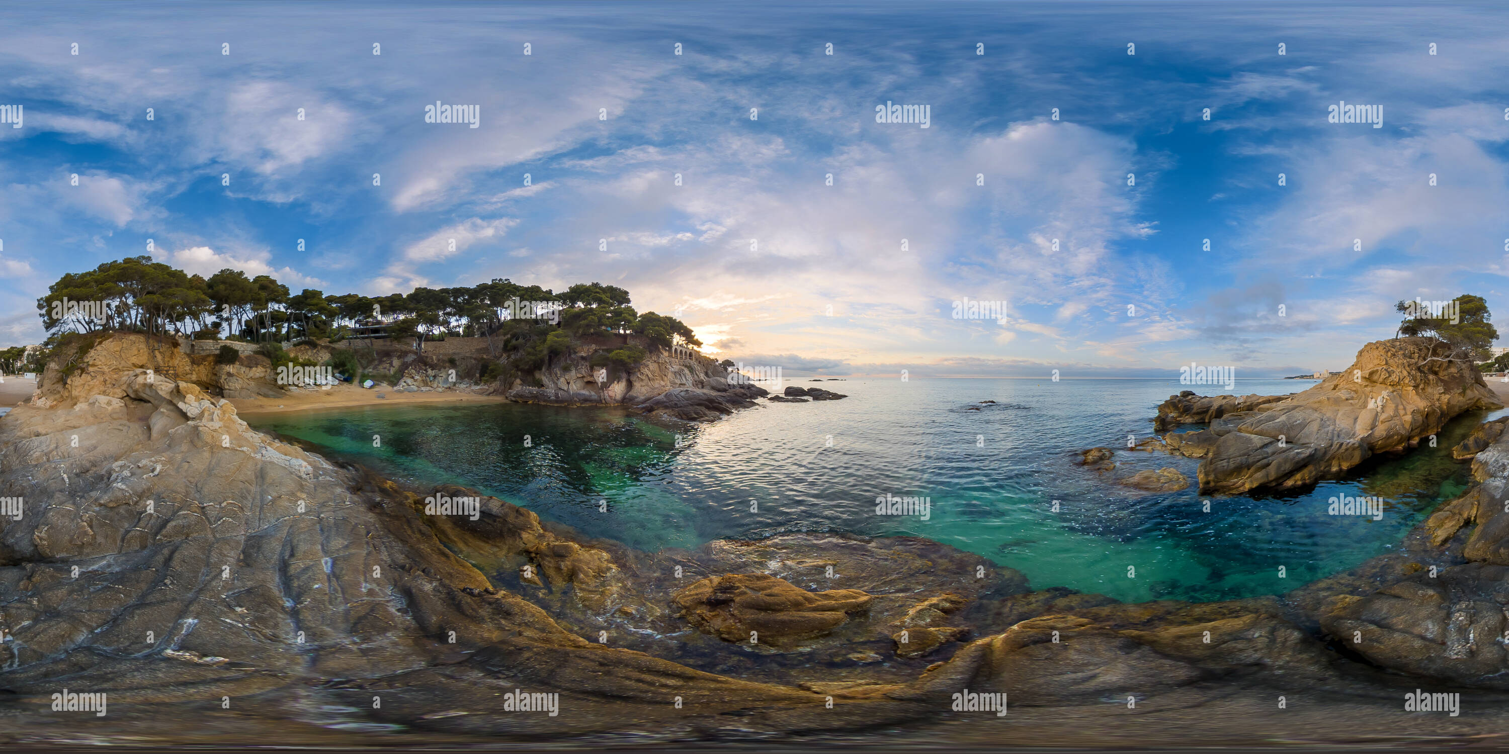 360° view of Cove Sa Cova Platja d'Aro 05 Girona Catalonia Spain 360Vr ...