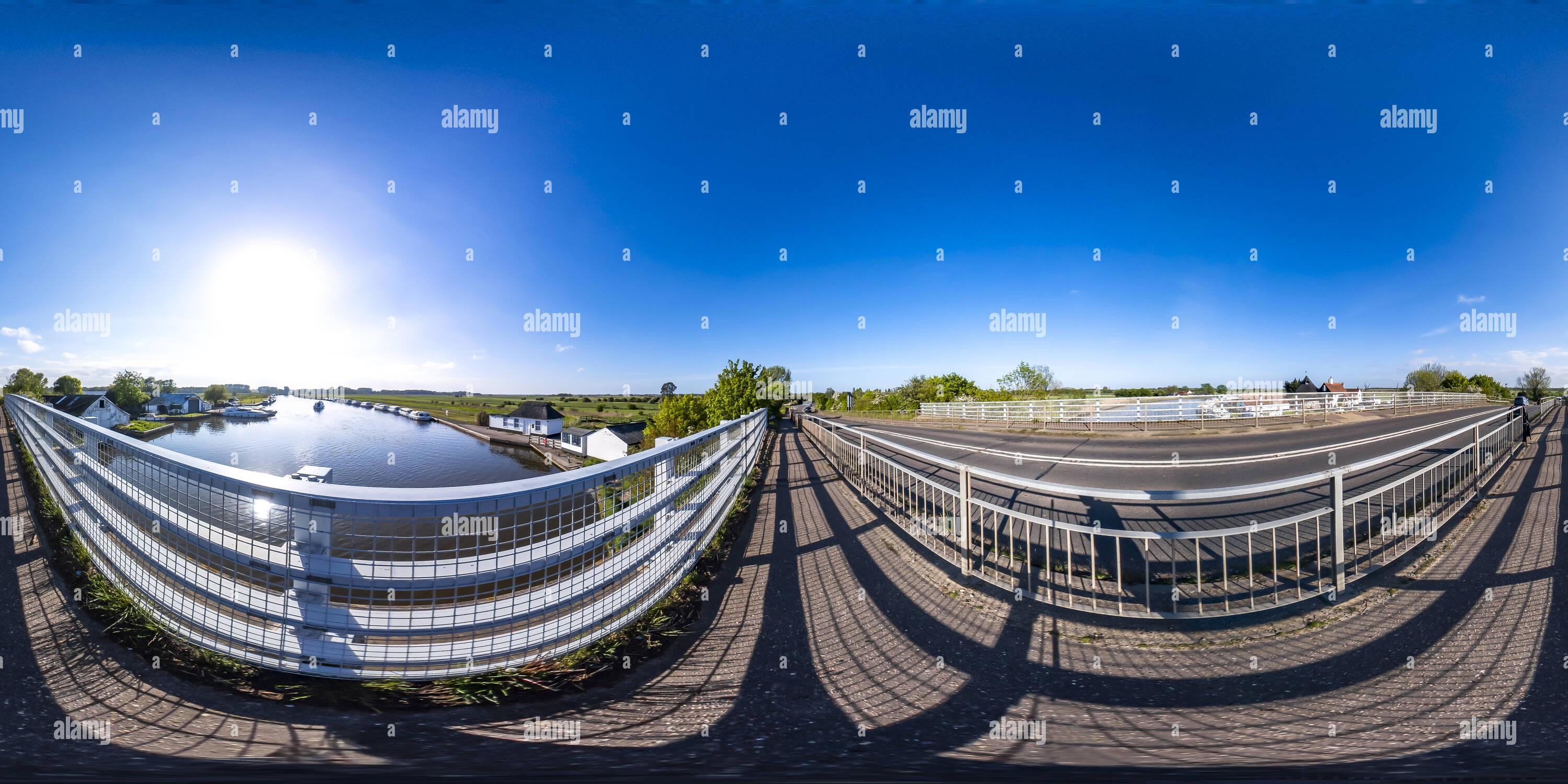 360° view of Acle Bridge, Norfolk - Alamy