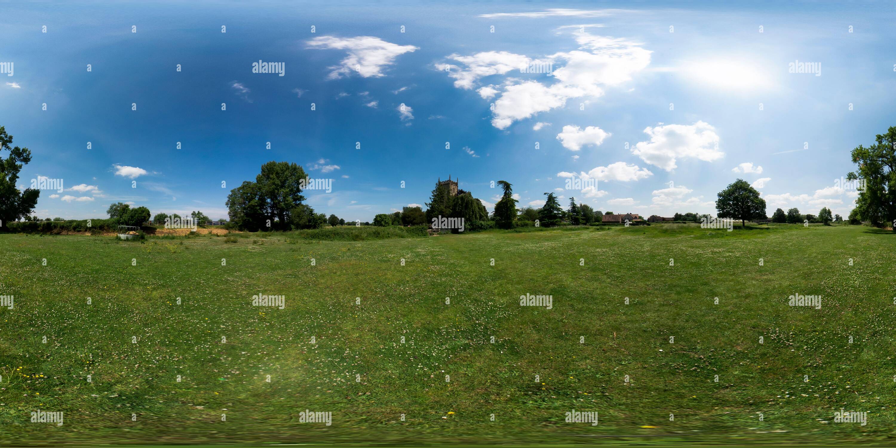 360° view of Gloucestershire, UK – June 23 2021. Full spherical ...