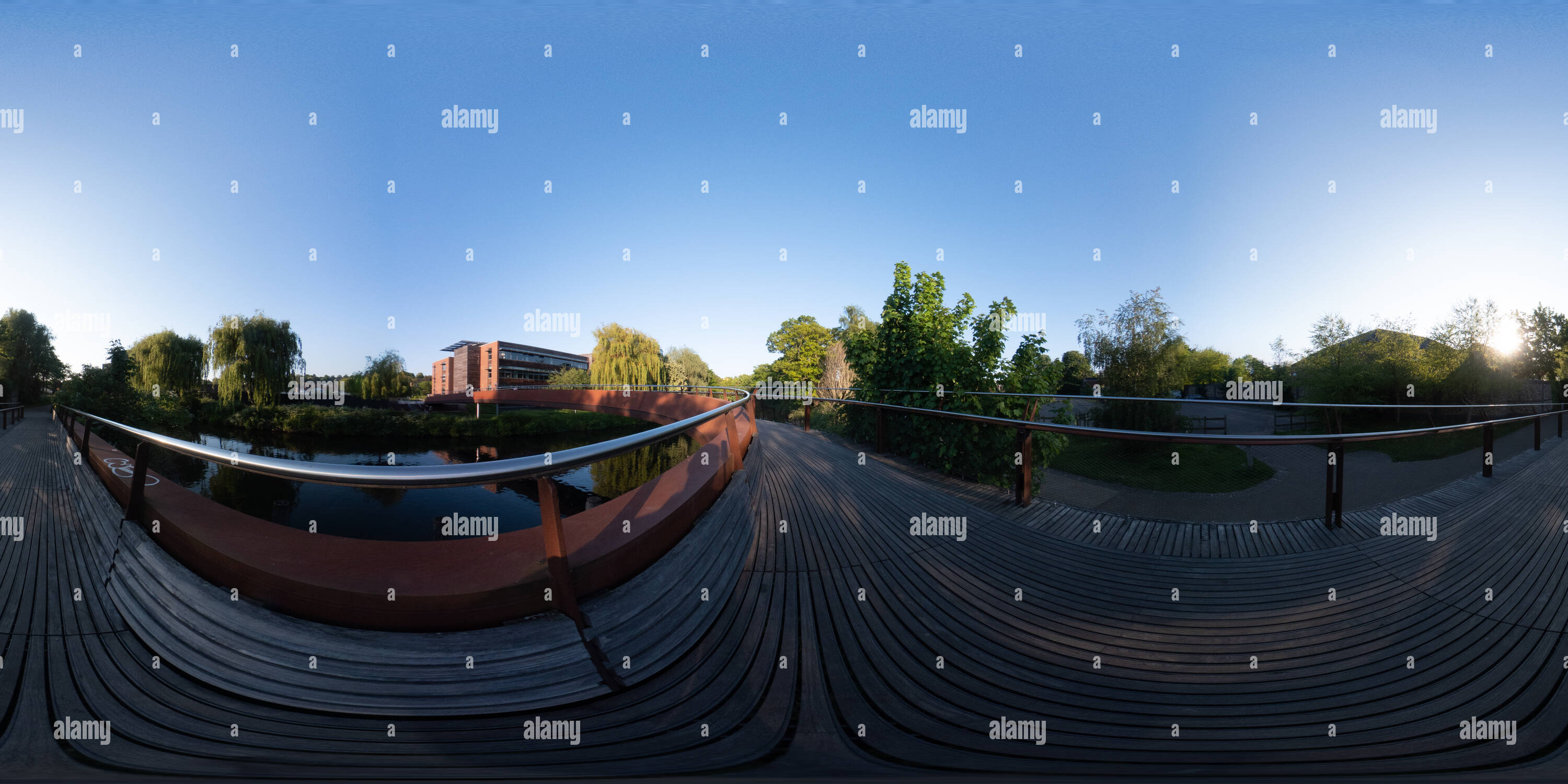 360° view of St James Place Bridge, Norwich - Alamy