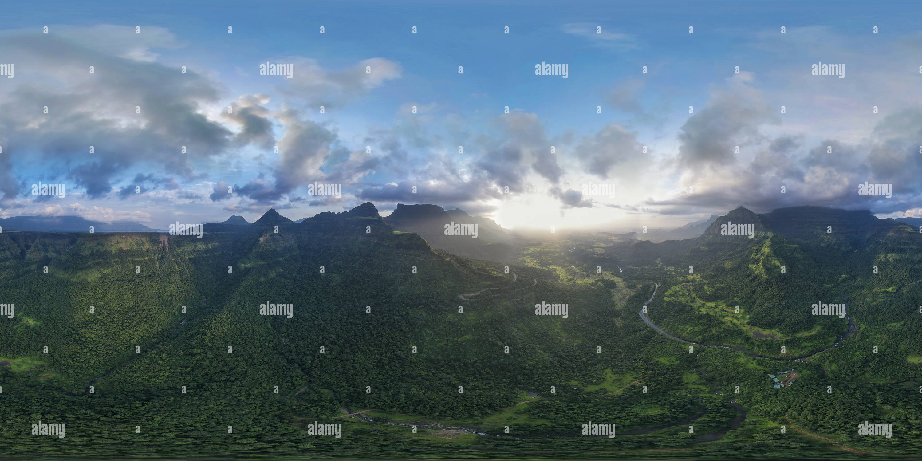 360° view of Malshej Ghat, Maharashtra - Alamy