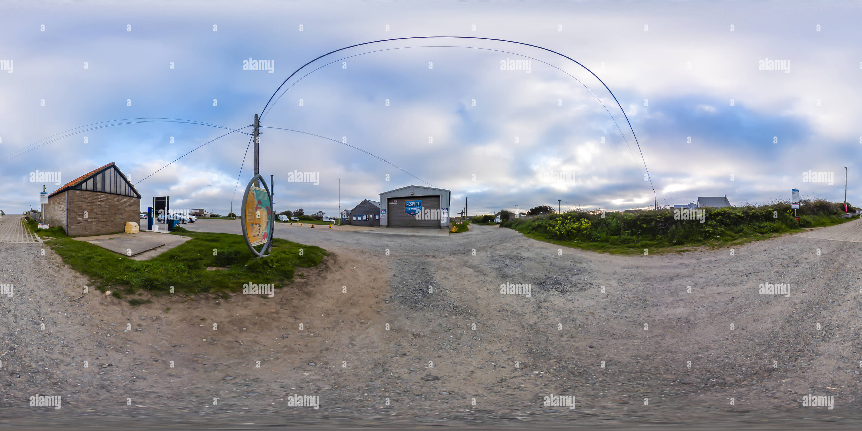 360° view of RNLI station at Cart Gap, Norfolk - Alamy