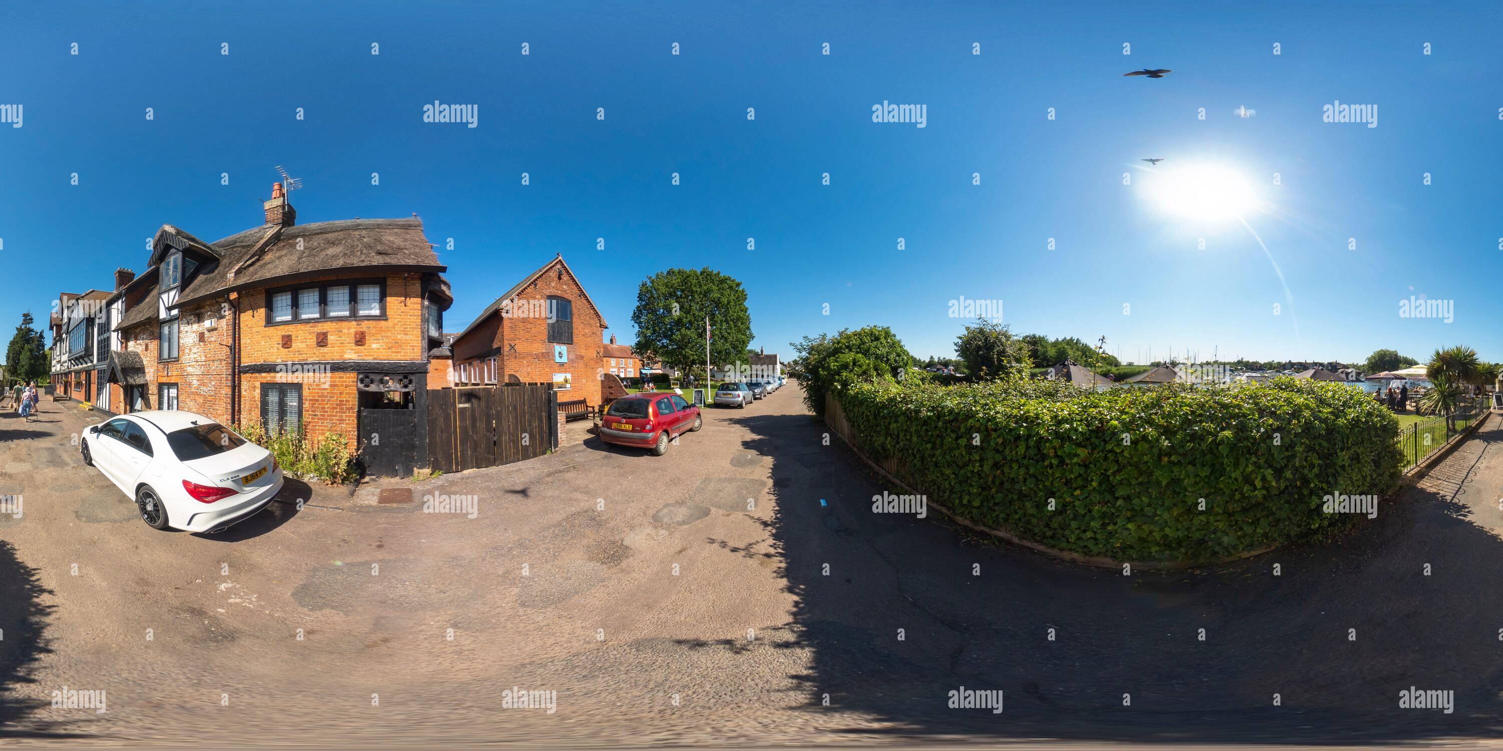 360° view of Horning, Norfolk, UK – July 2021. The small village of ...