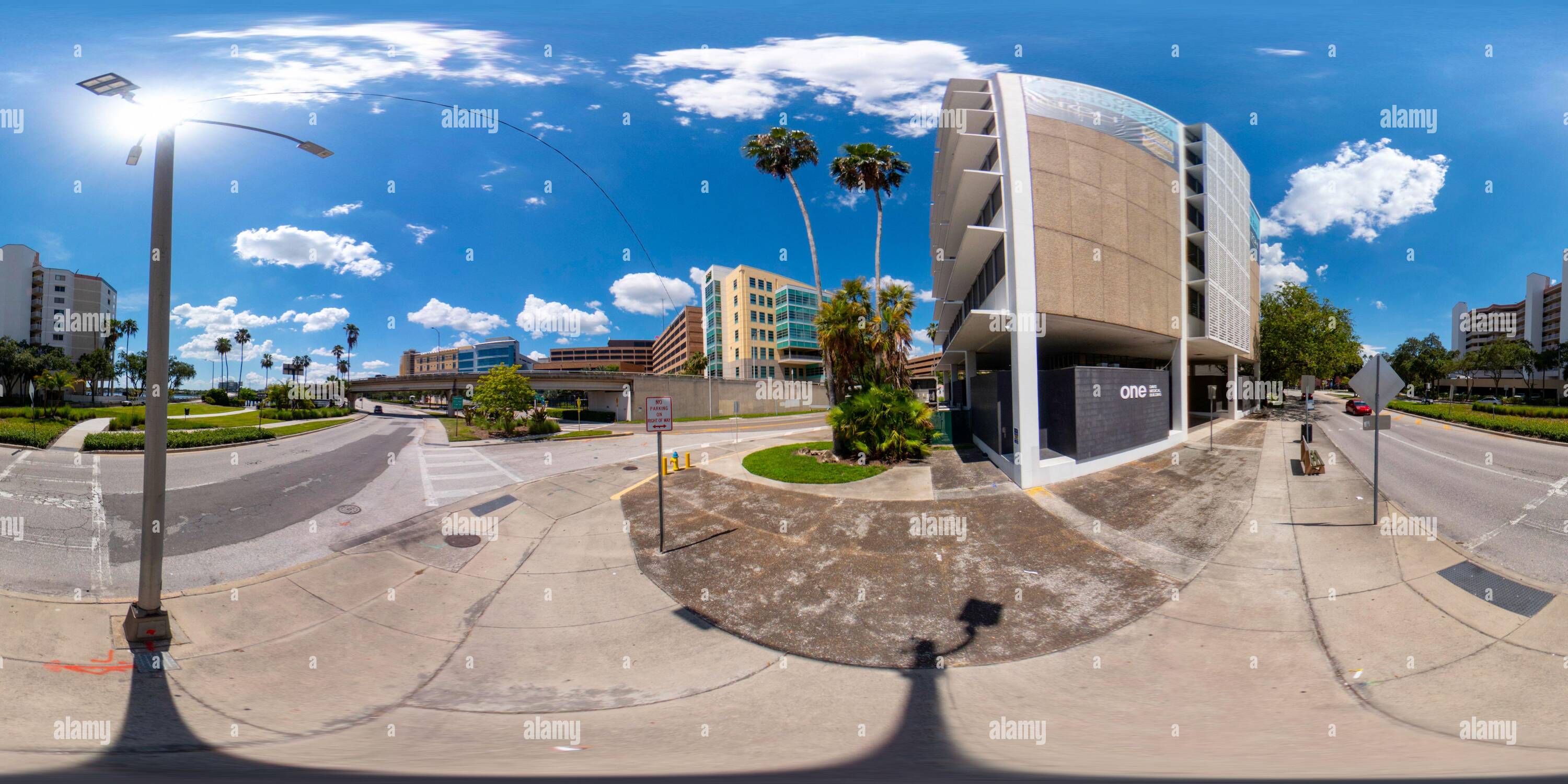 360° view of Tampa, FL, USA - July 16, 2021: 360 vr photo of the Davis ...