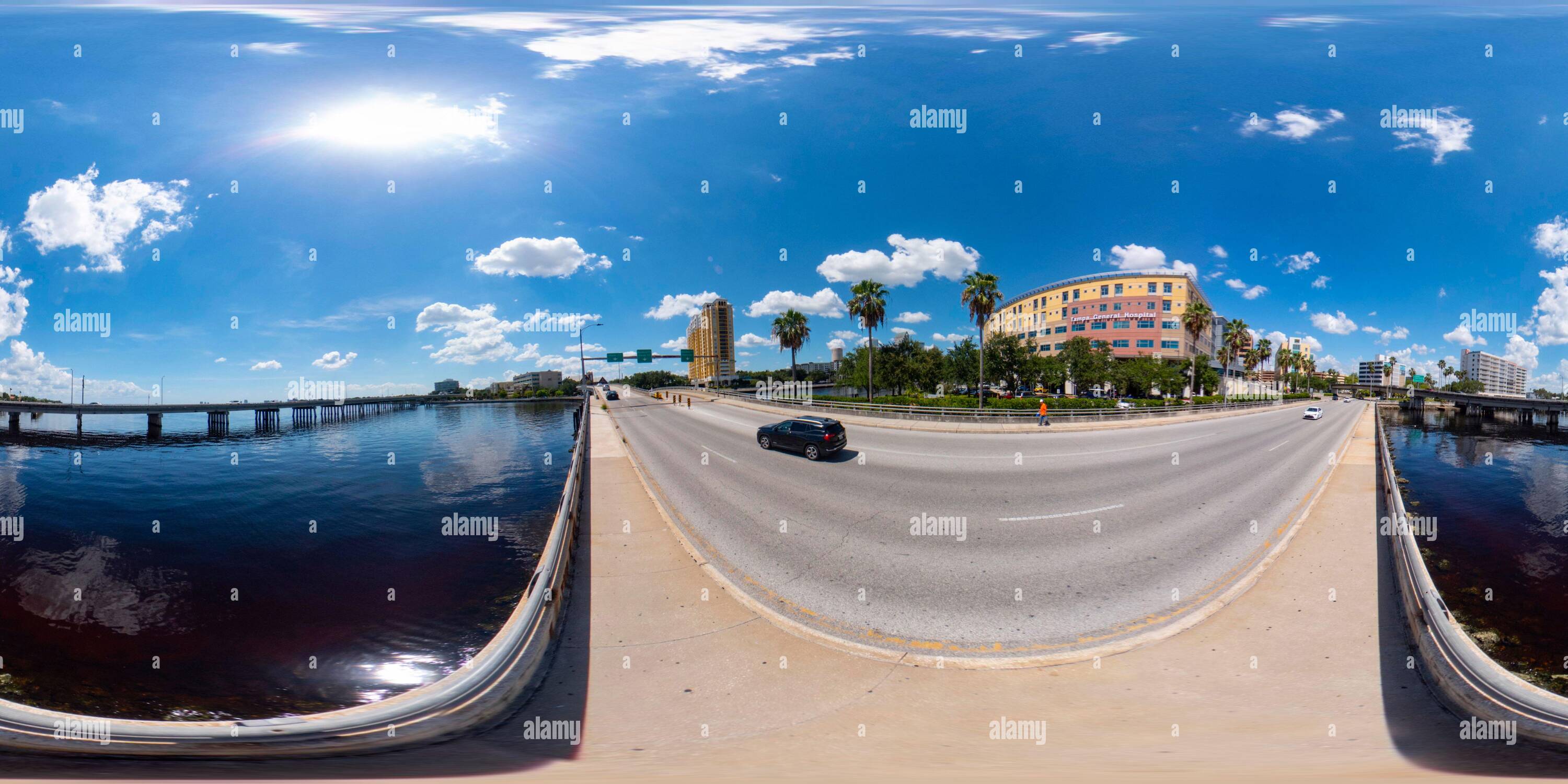 360° view of Tampa, FL, USA - July 16, 2021: 360 vr photo Tampa General ...