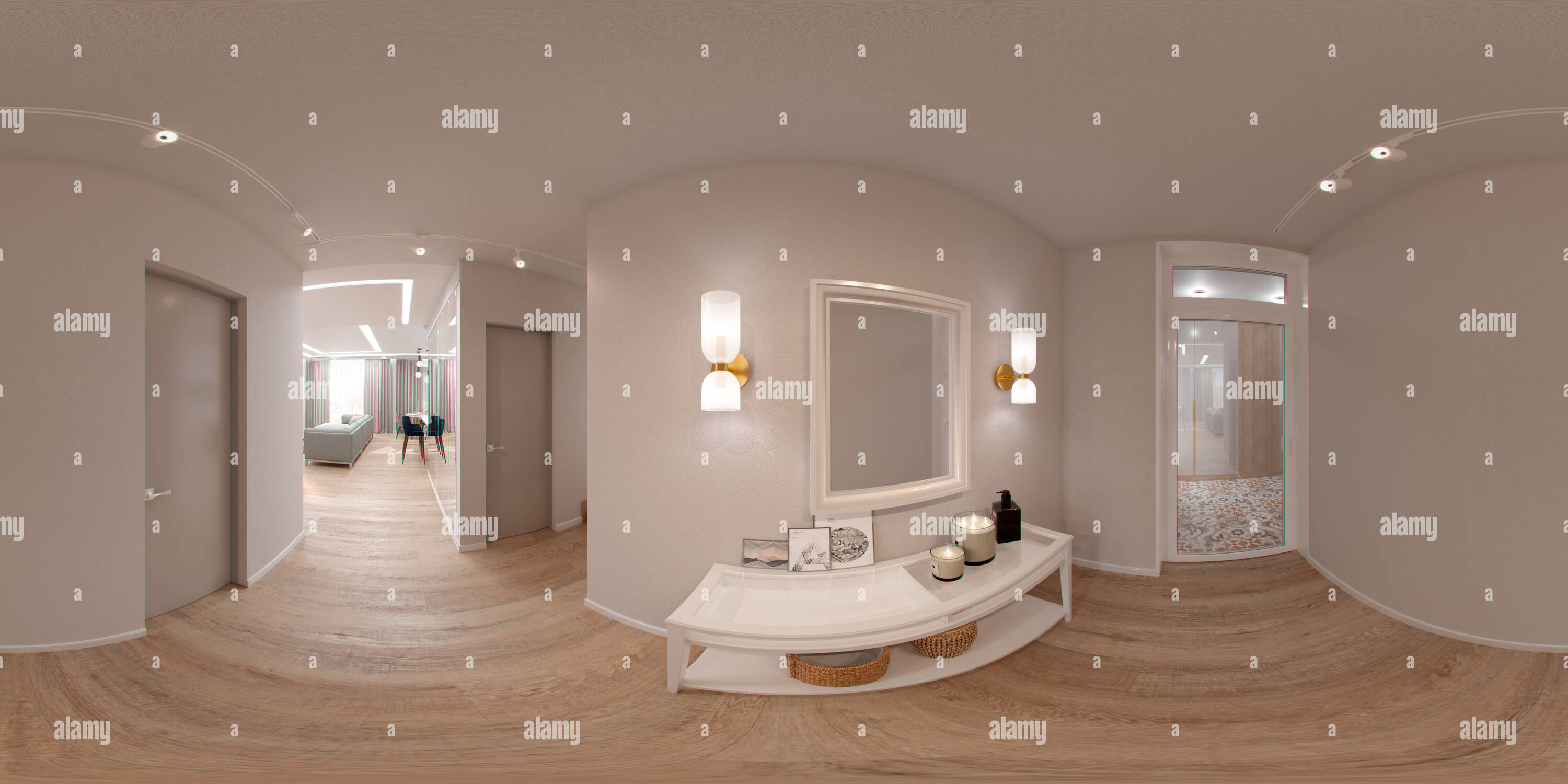 360° view of Vr Hallway 1 1 - Alamy