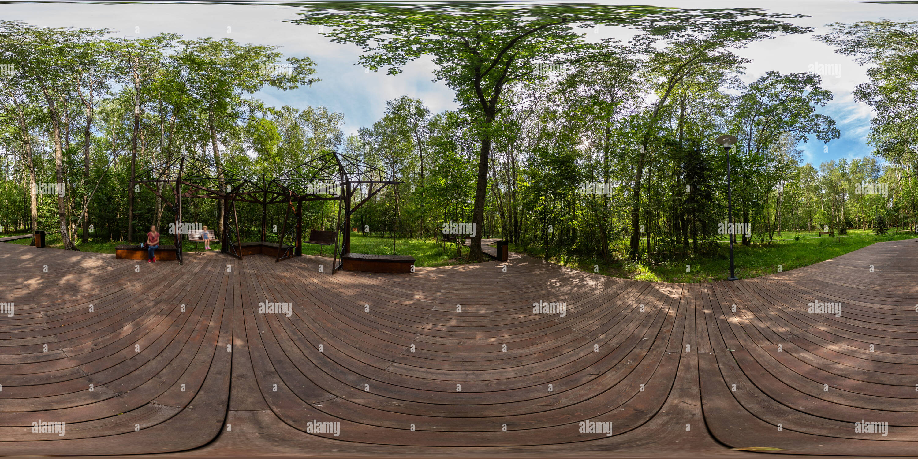 360° view of Park Filatov Lug - Alamy
