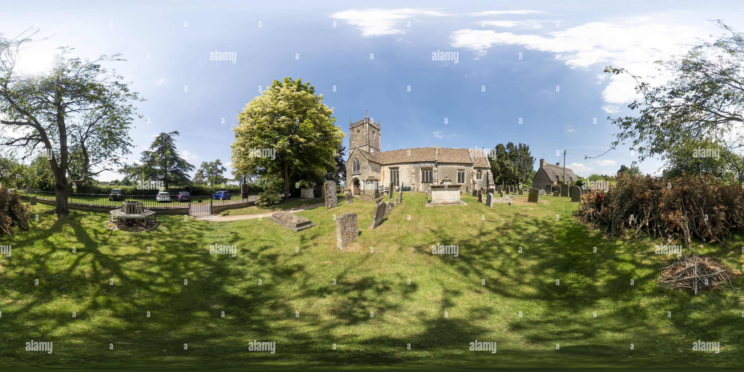 360° view of St Mary’s Church in Frampton-On-Severn, Gloucestershire ...