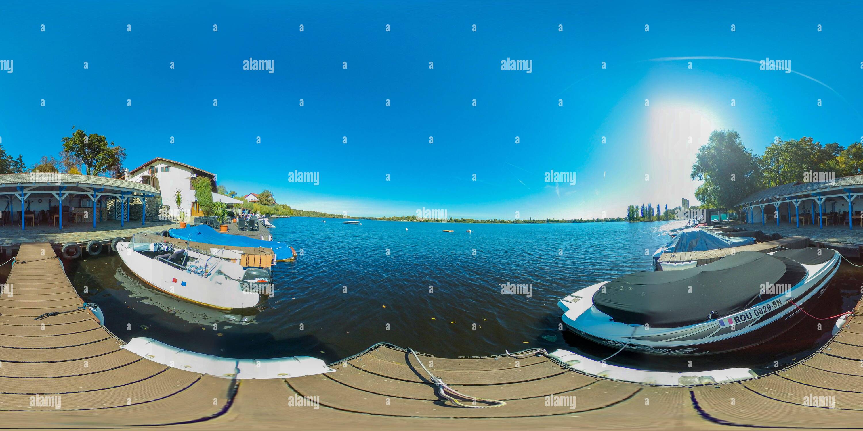 360° view of Snagov lake Romania Bucharest - Alamy