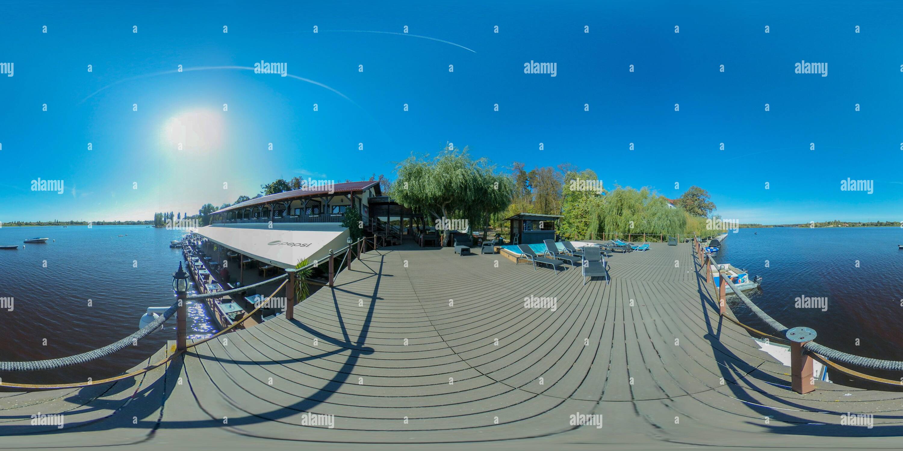 360° view of Snagov lake Romania Bucharest - Alamy