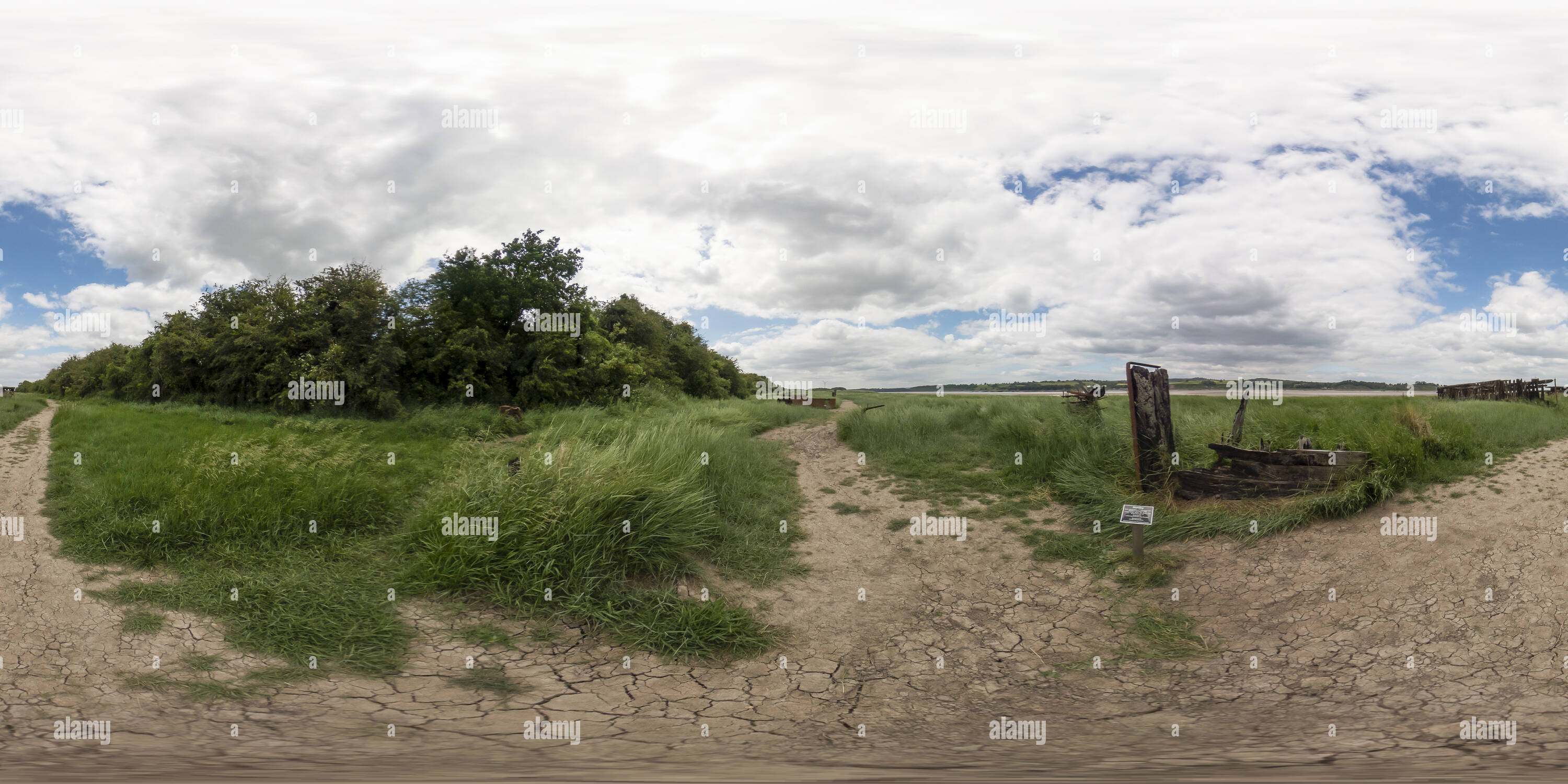 360° view of Purton Ships’ Graveyard in Purton, Gloucestershire - Alamy