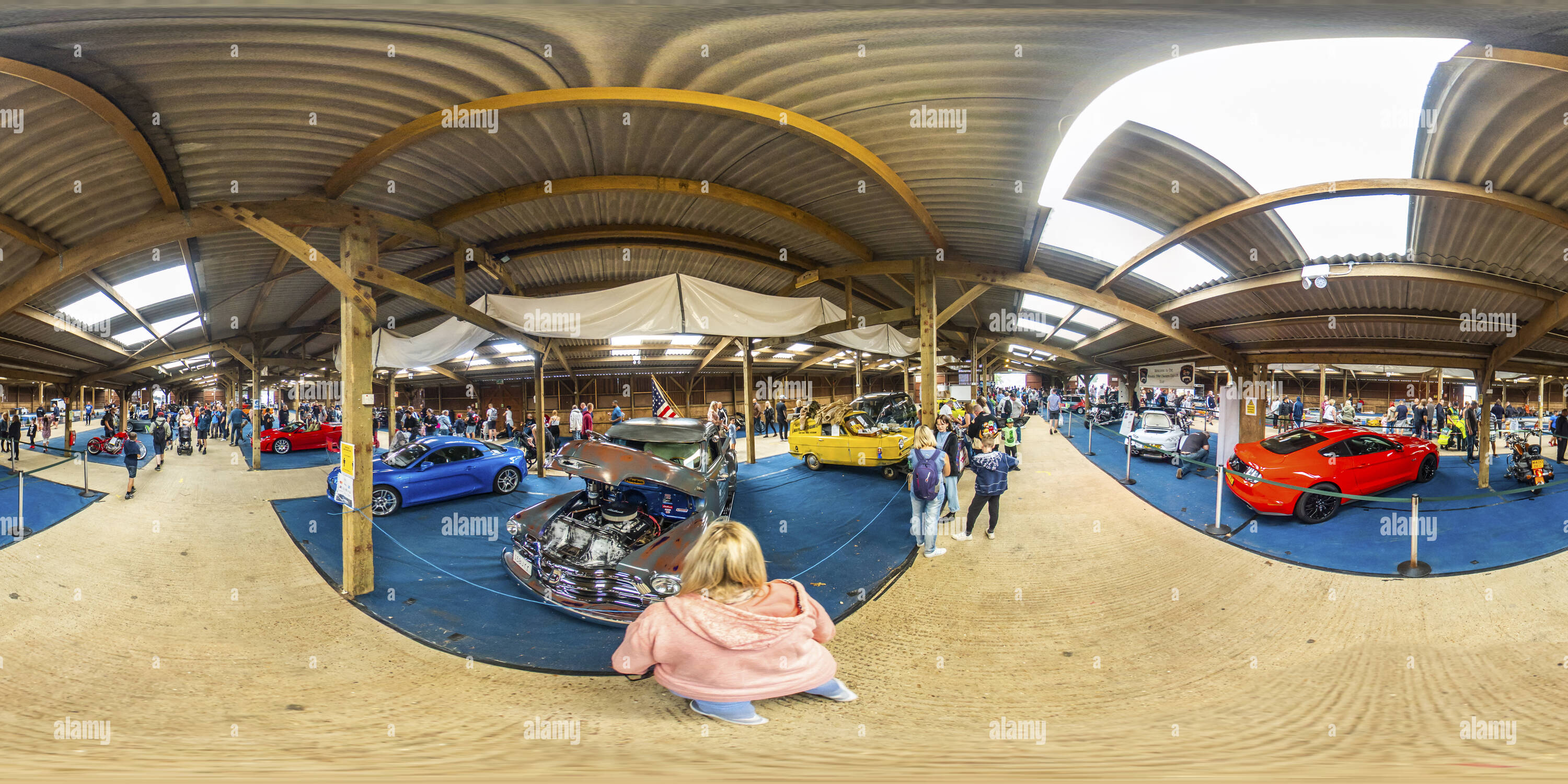 360° view of Car and vehicle show, Ipswich - Alamy