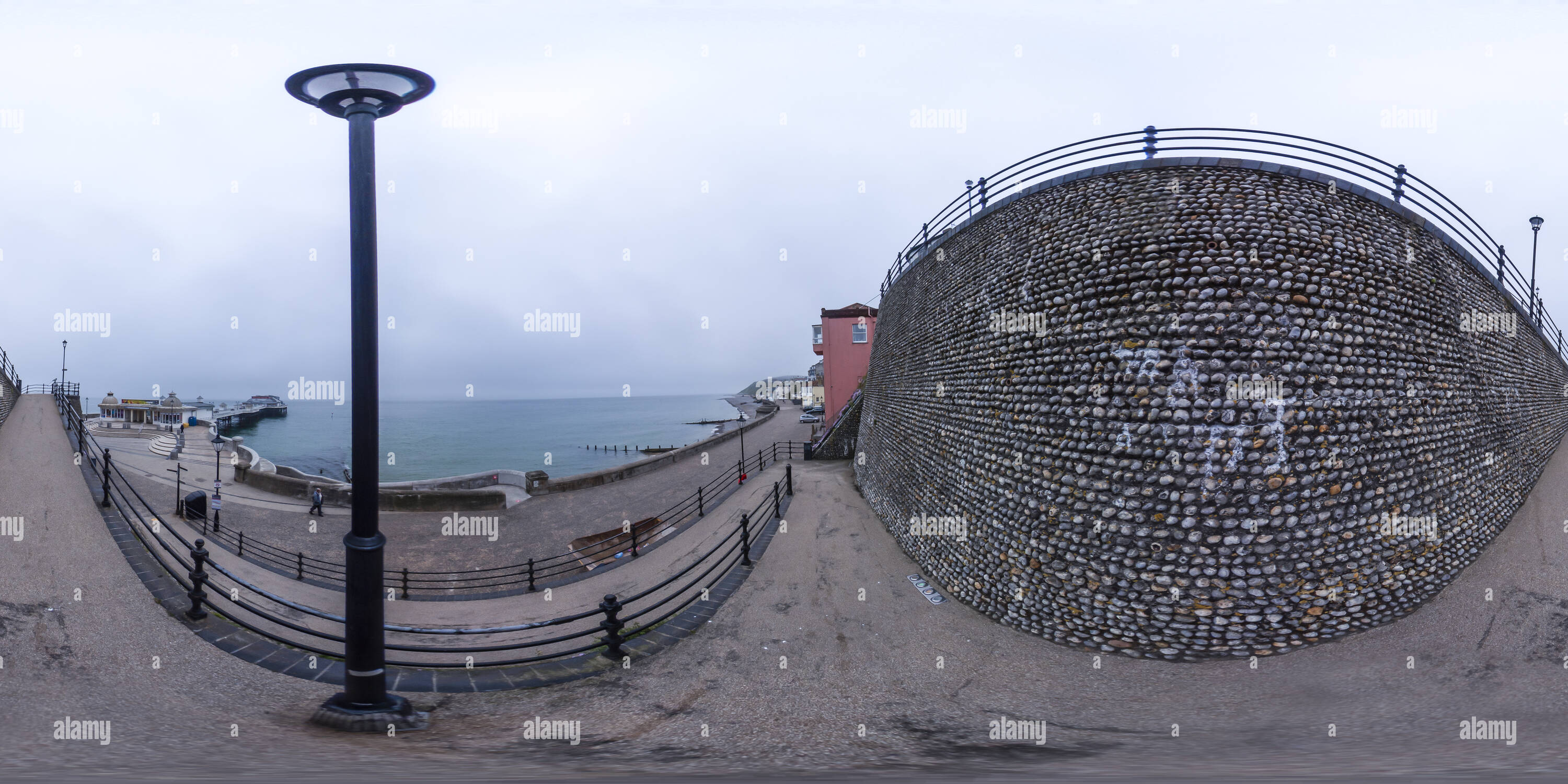 360° view of Cromer sea front, Norfolk coast - Alamy