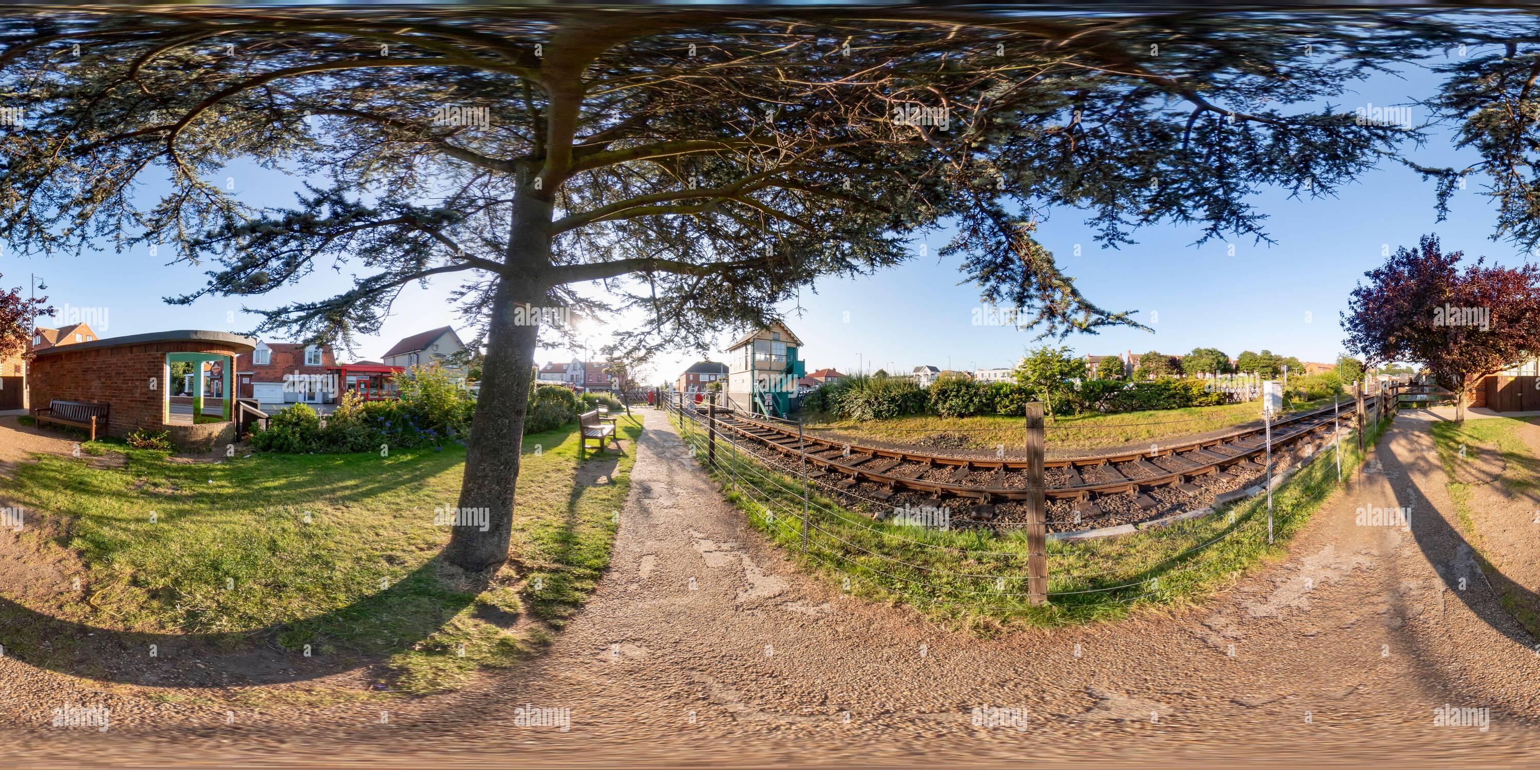 360° view of Sheringham Signal box on the North Norfolk Poppy Line - Alamy