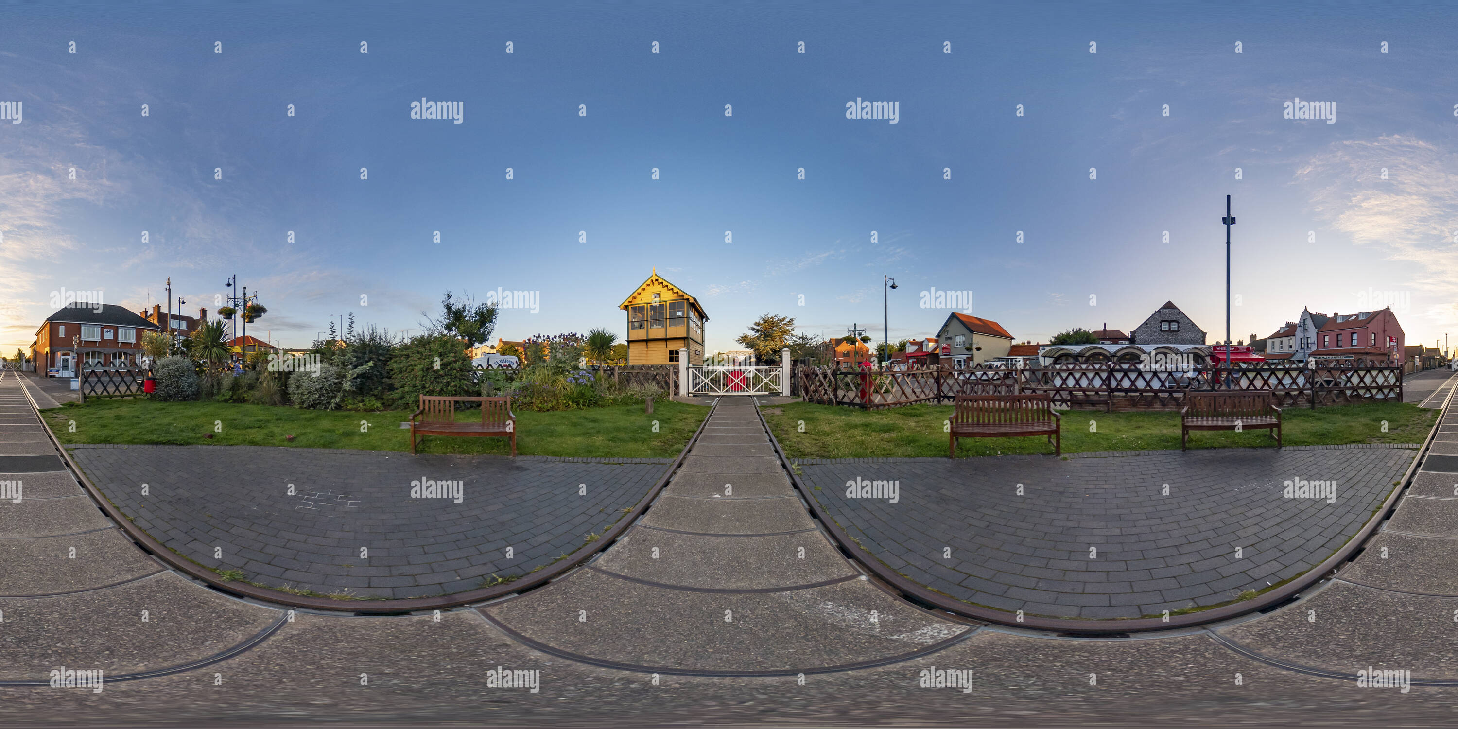 360° view of Sheringham signal box on the Poppy Line, Norfolk - Alamy