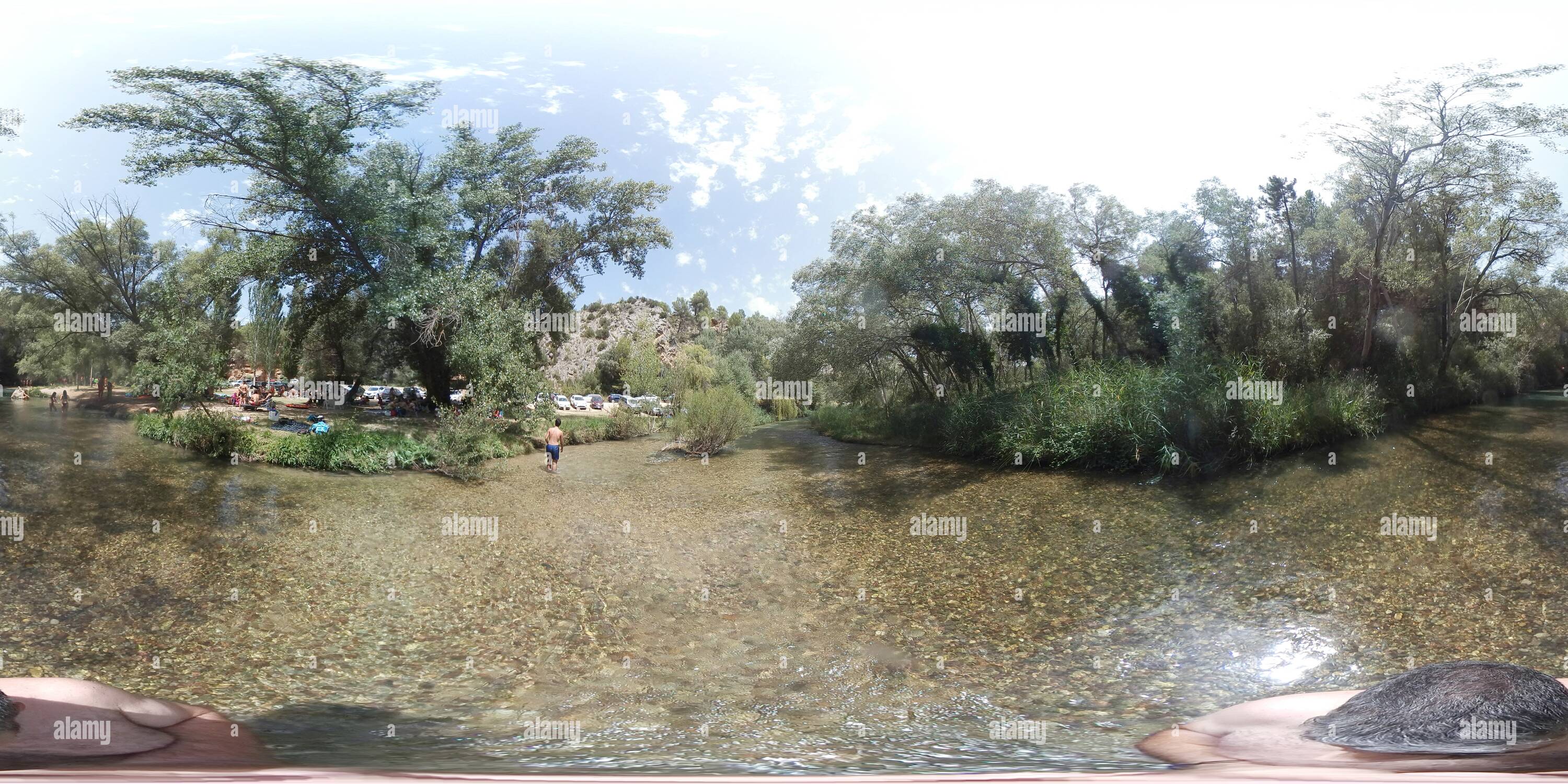 360° view of Playa de Villora (Cuenca - Alamy