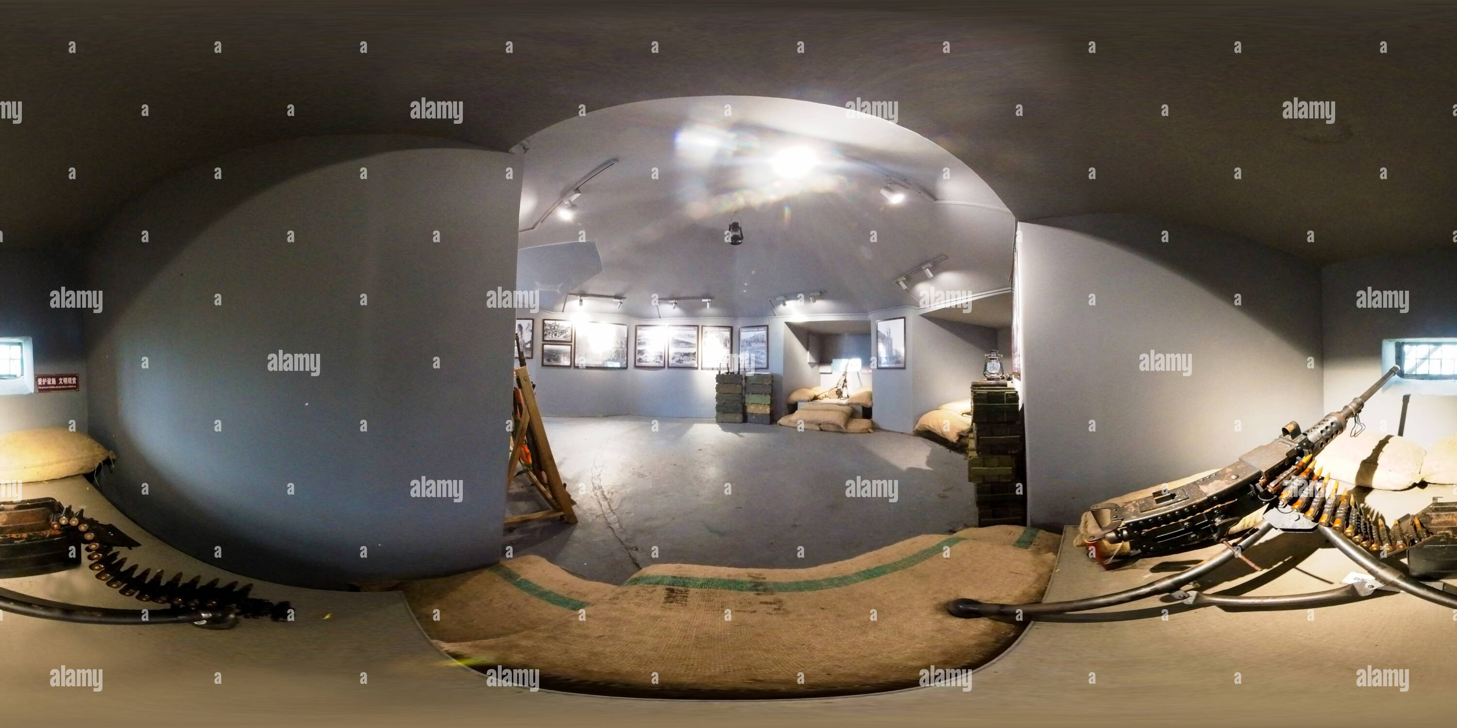 360° view of Remains of a World War II bunker 1 - Alamy