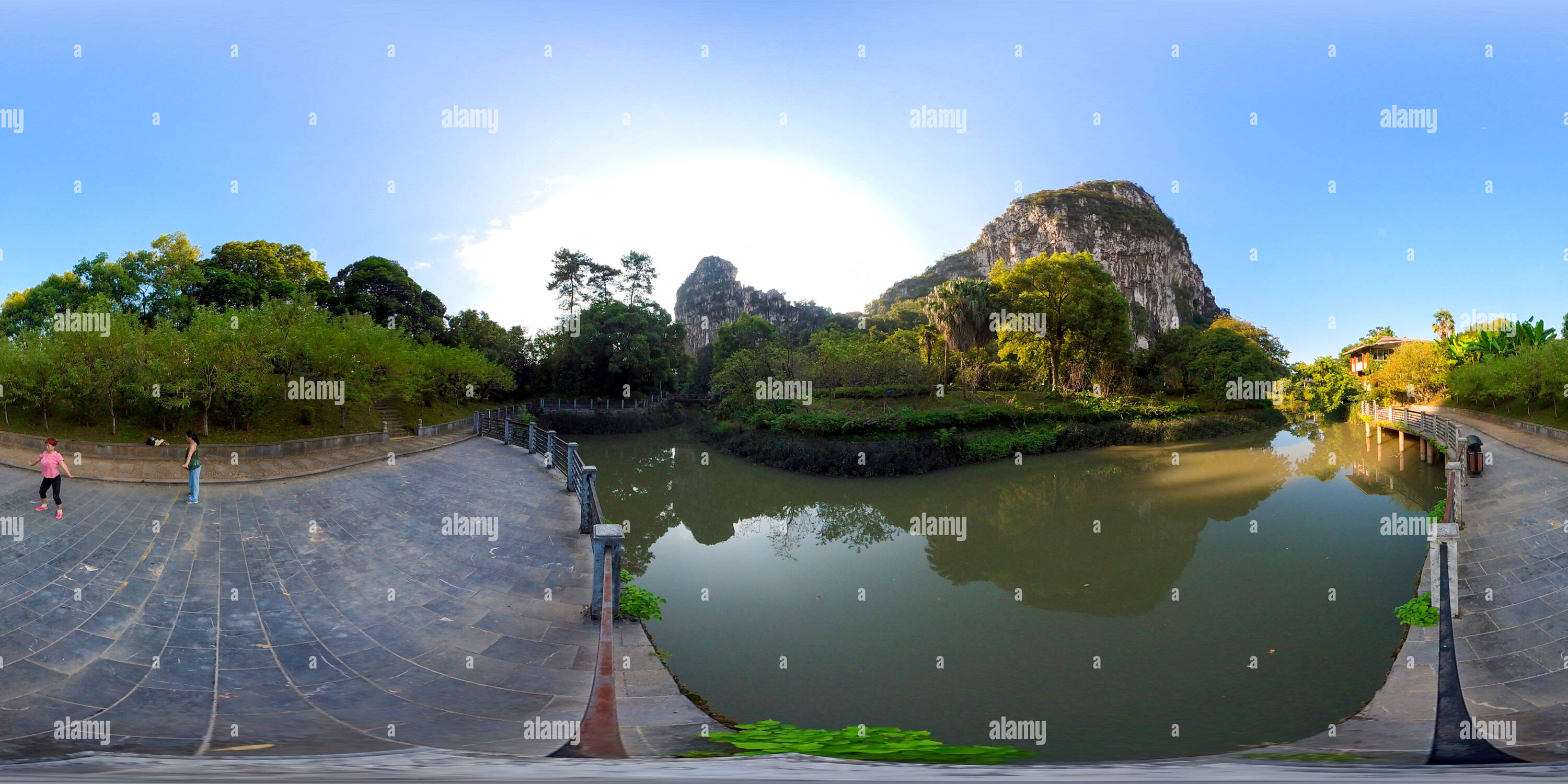 360° view of Nanxi mountain 1 - Alamy