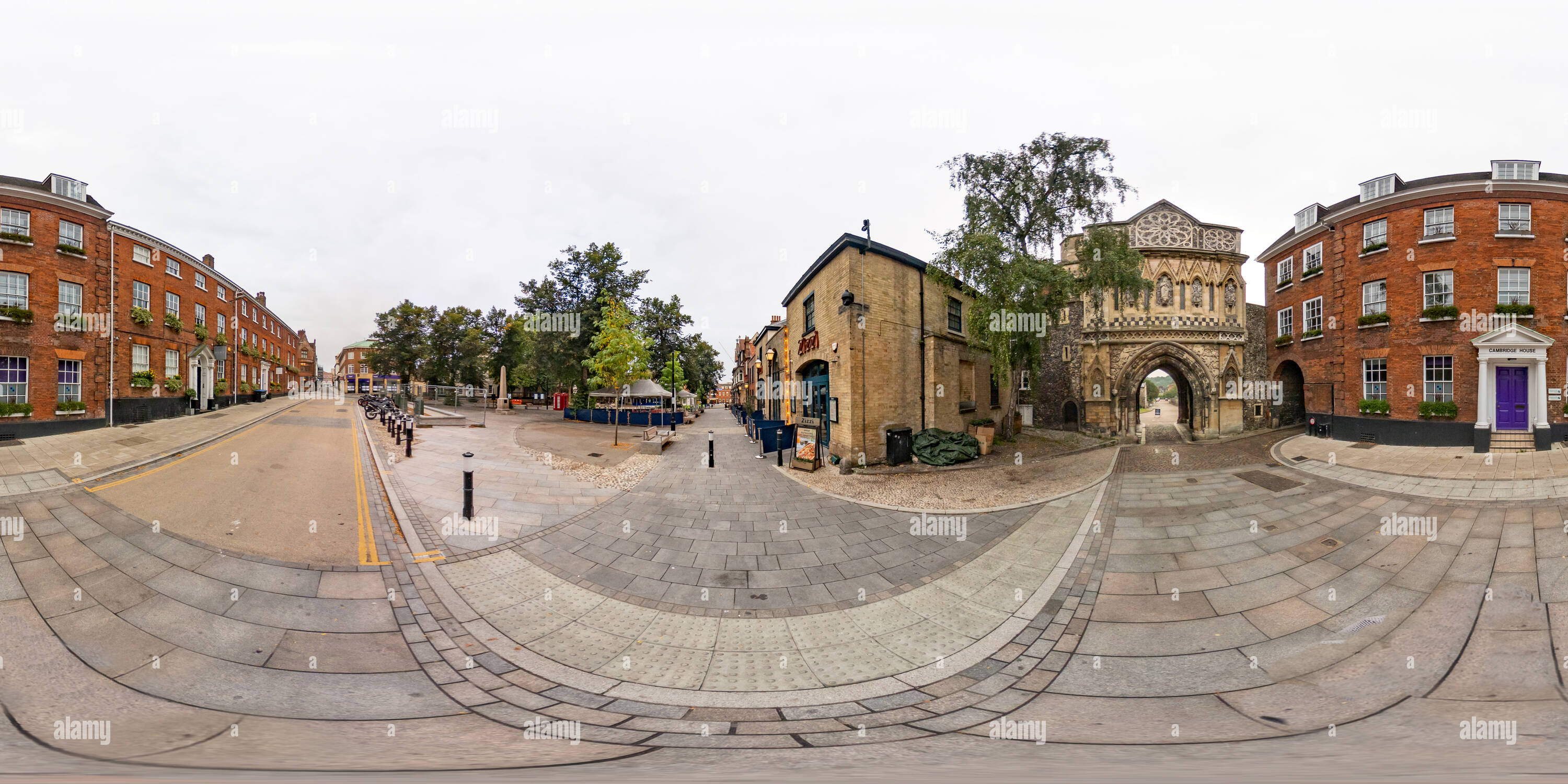 360° view of St Ethelbert Gate, Norwich - Alamy