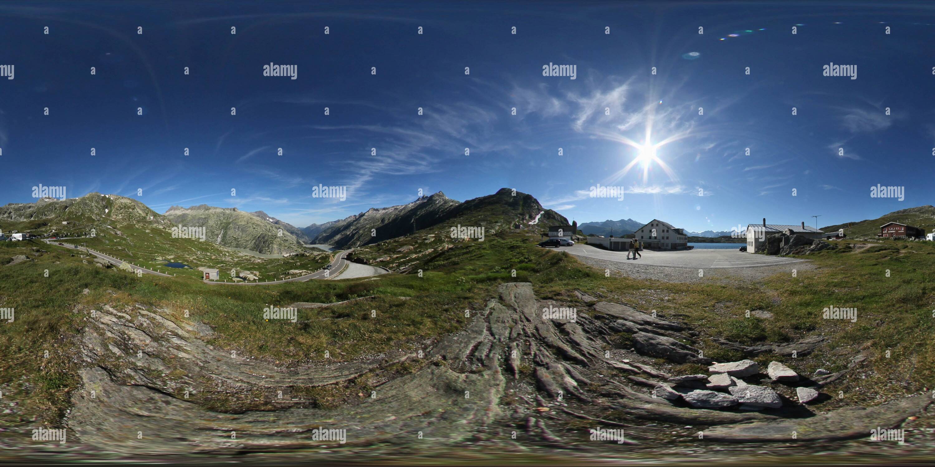 360° view of Haslital Valley Another View - Alamy