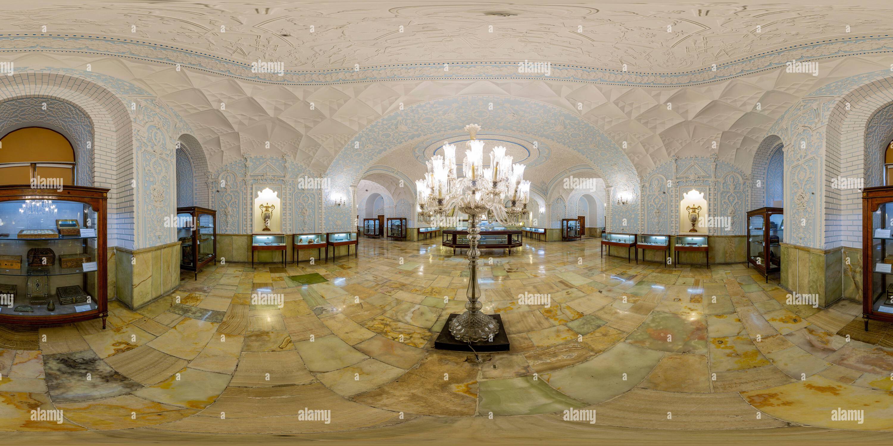 360° view of Golestan Palace , World Heritage - Alamy