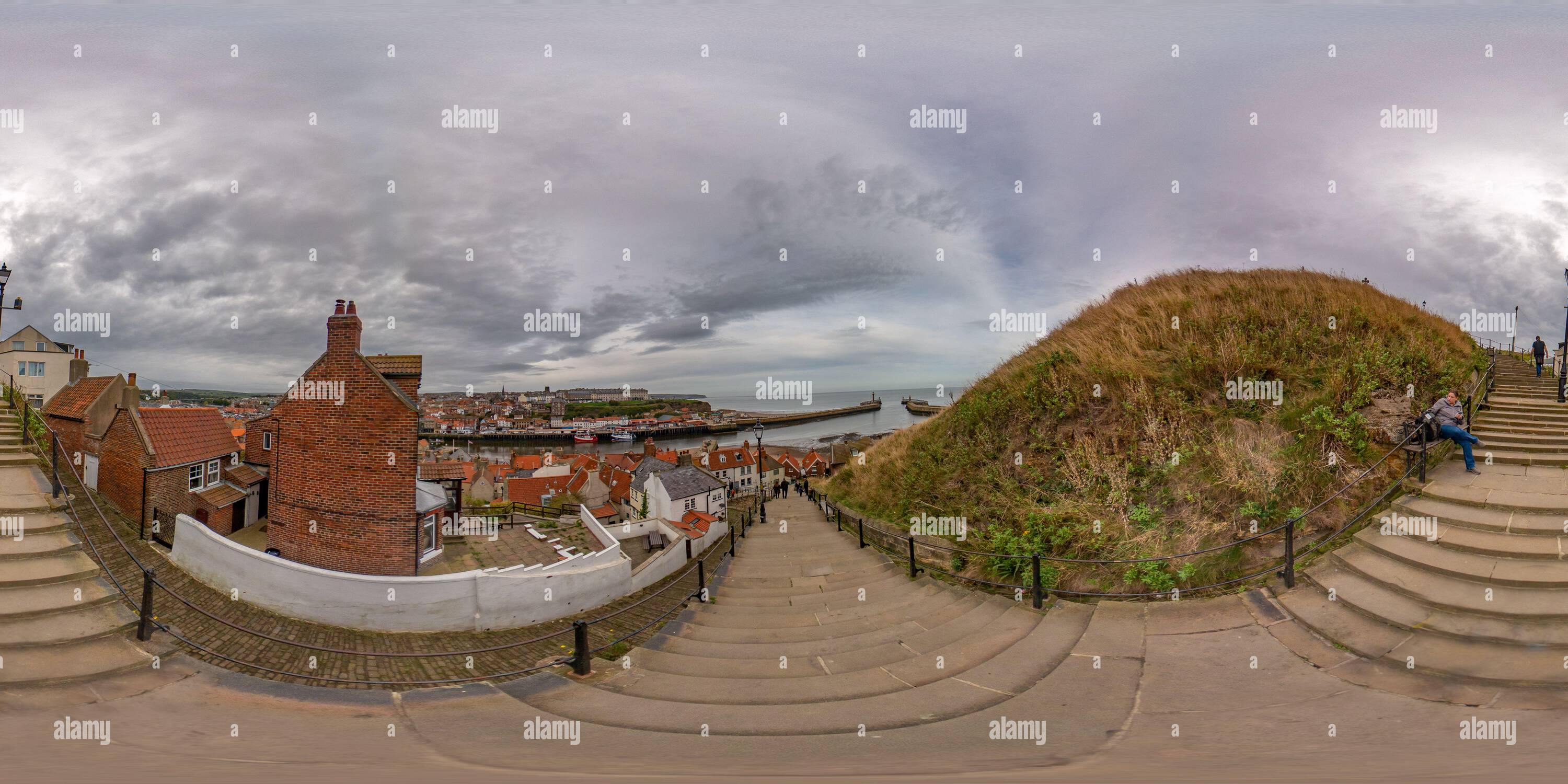 360° view of 360 spherical panorama of the view from the 199 steps ...