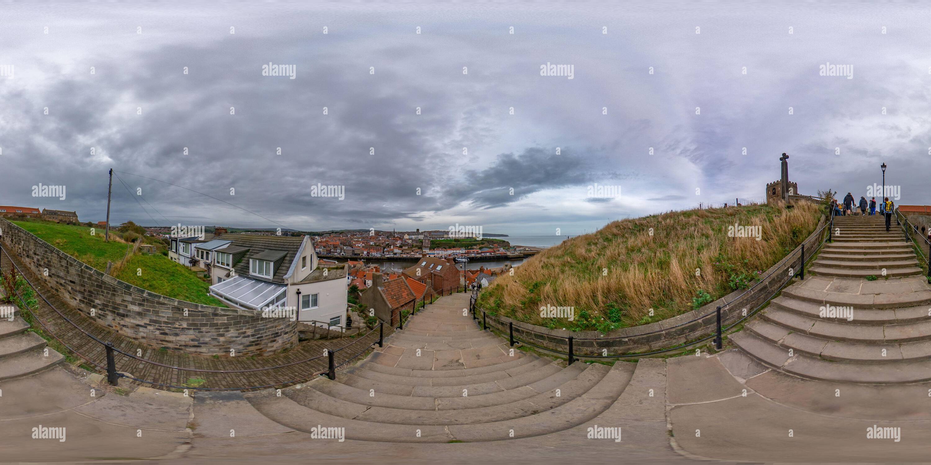 360° view of 360 spherical panorama of the view from the 199 steps ...