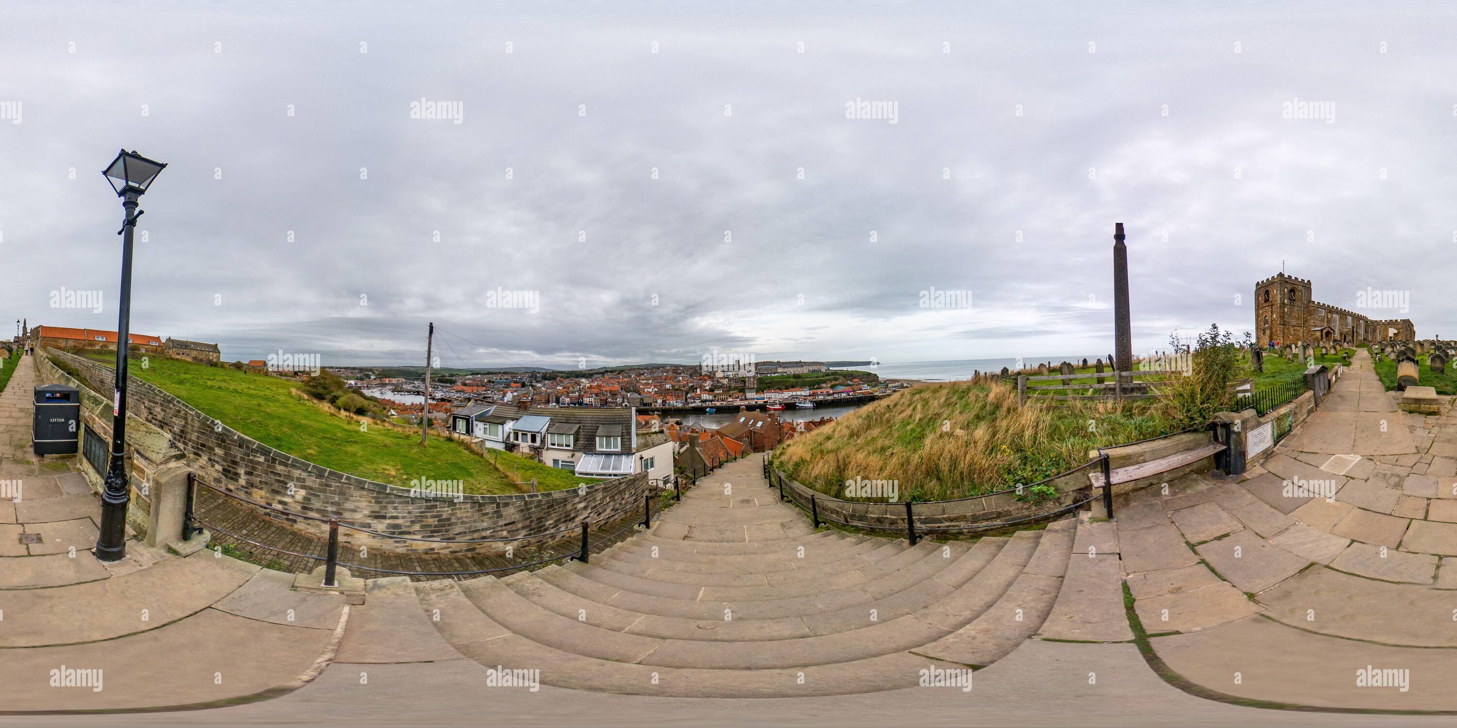 360° view of 360 spherical panorama of the view from the 199 steps ...