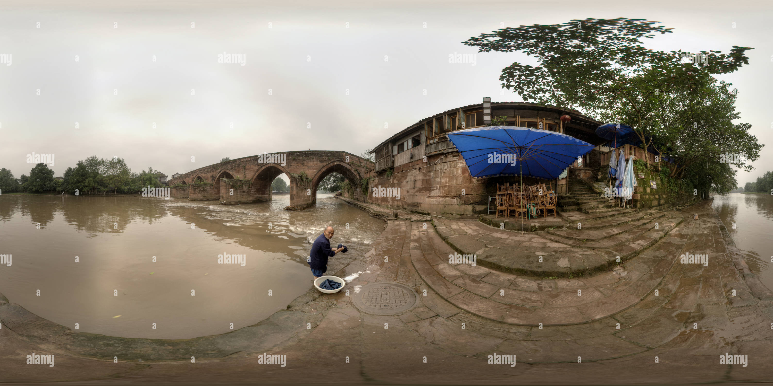 360° view of 2011-07-29 Chengdu Pingle Town - volume IV -1 - Alamy