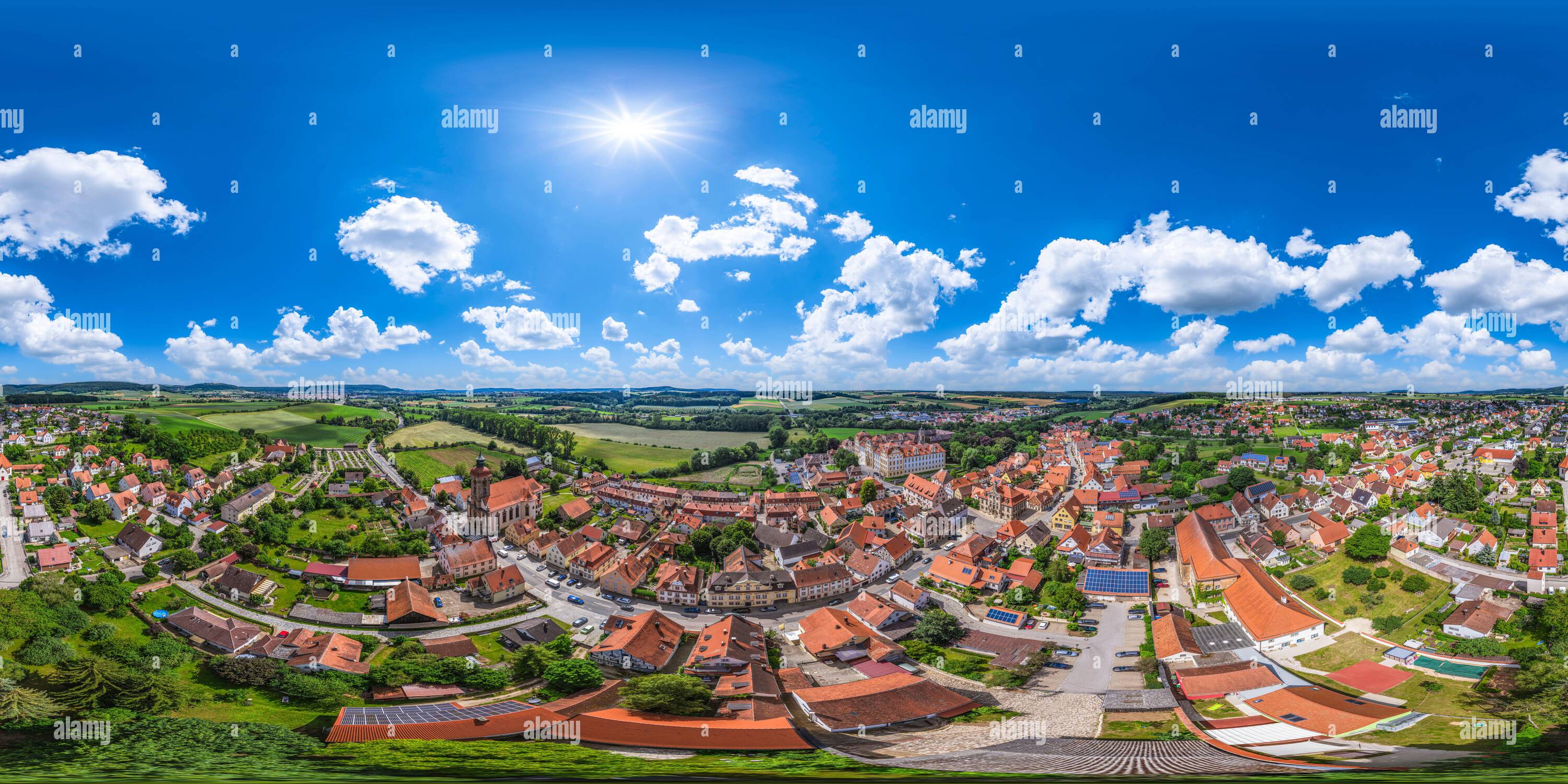 360° view of Ellingen is a town in the Weissenburg-Gunzenhausen ...