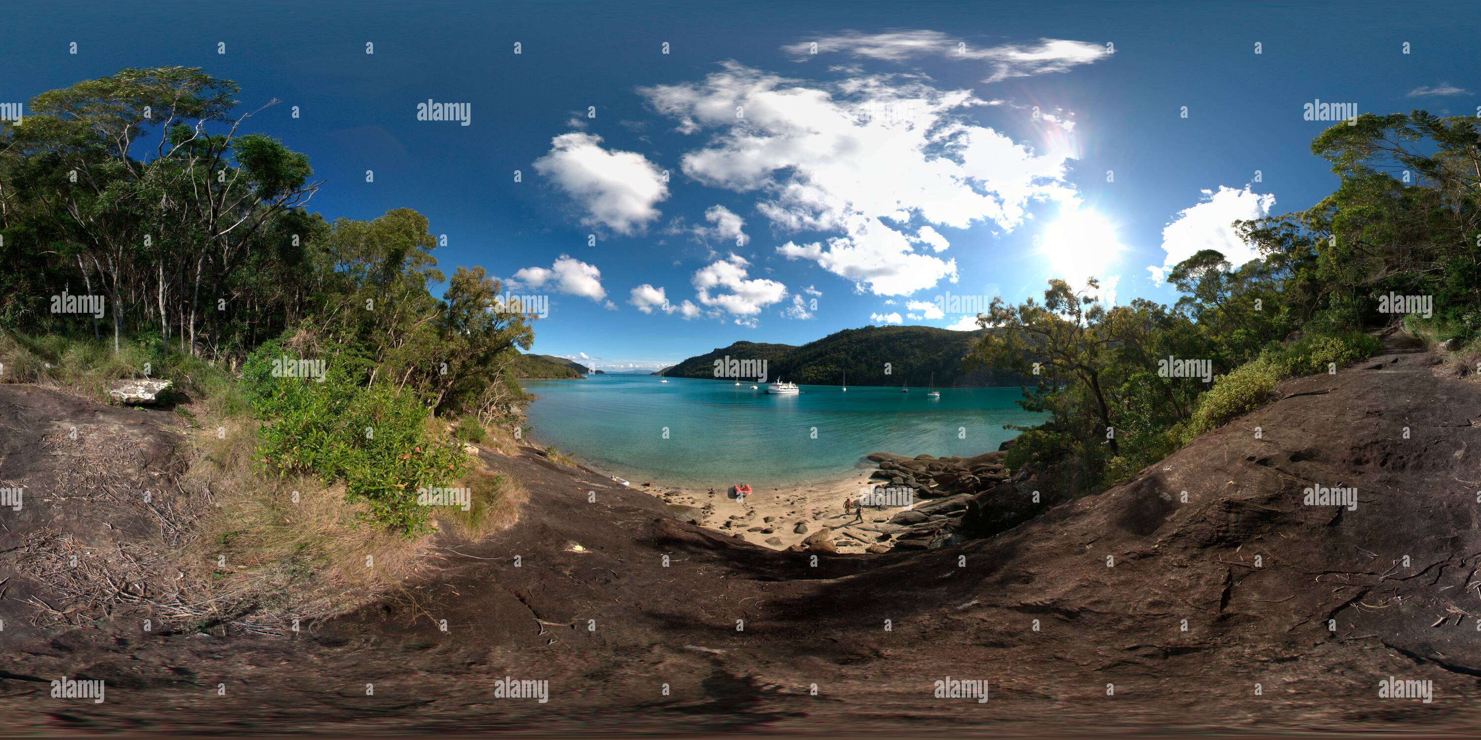 360° view of 360 Panoramic view of Nara Inlet on Hook Island Queensland ...