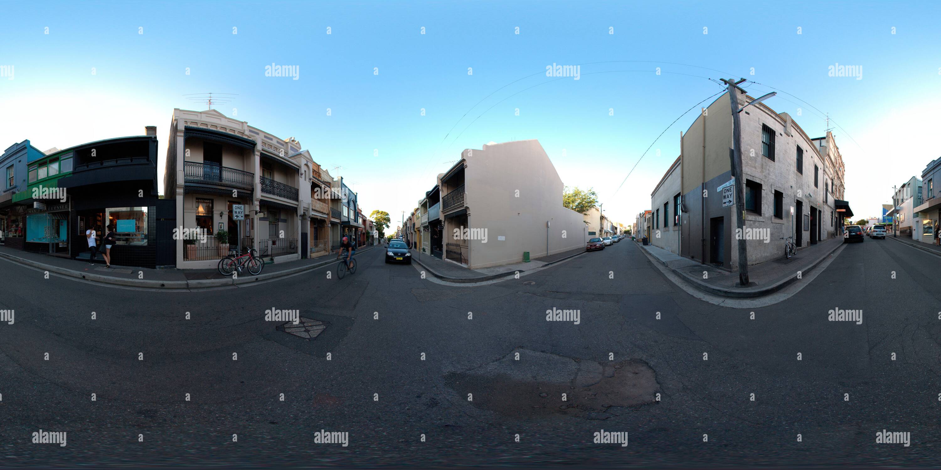 360° view of 360 panorama of Victorian Terraces Paddington, Sydney ...