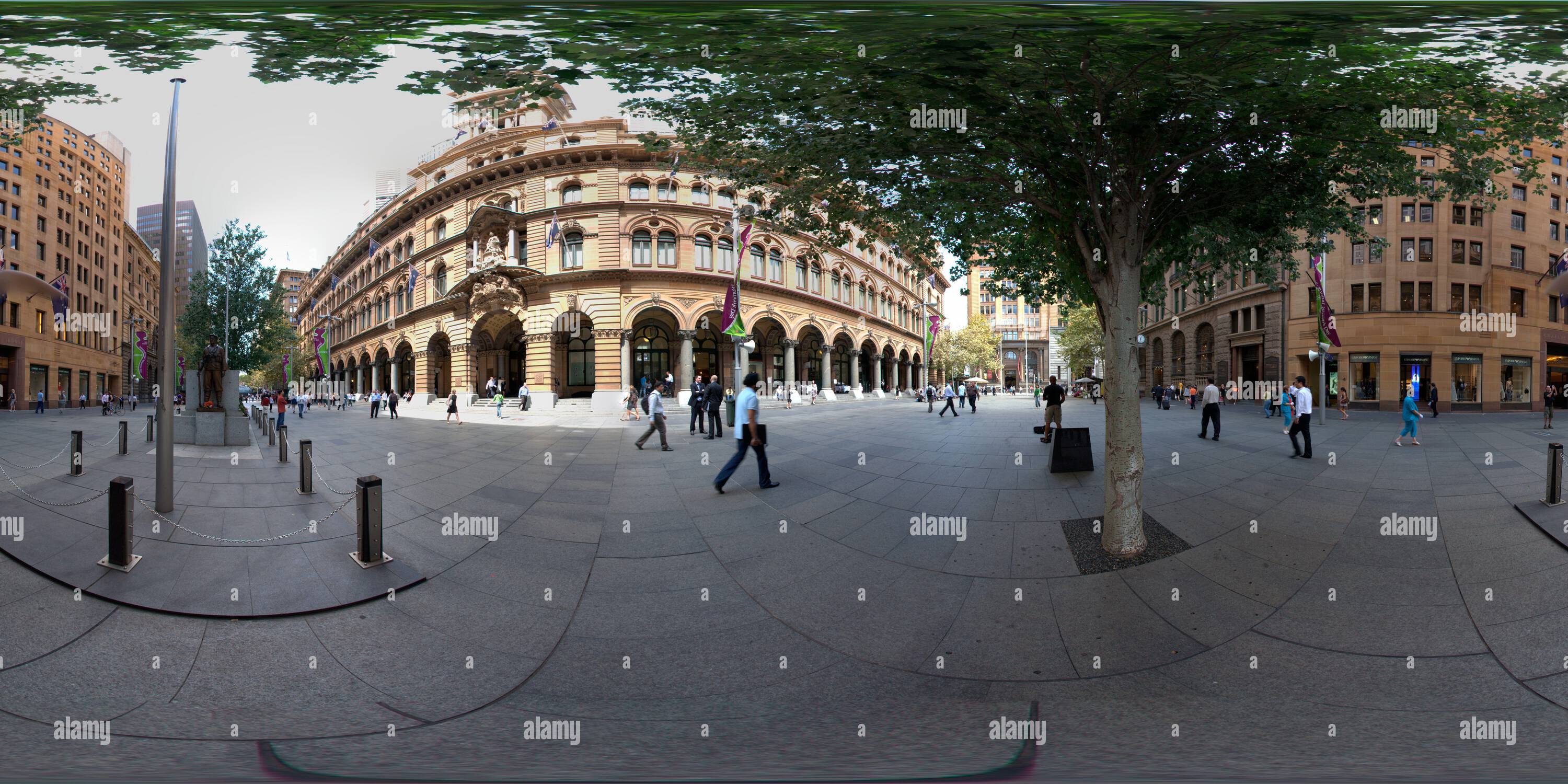 360° view of 360 panoramic view of Martin Place Sydney Australia - Alamy